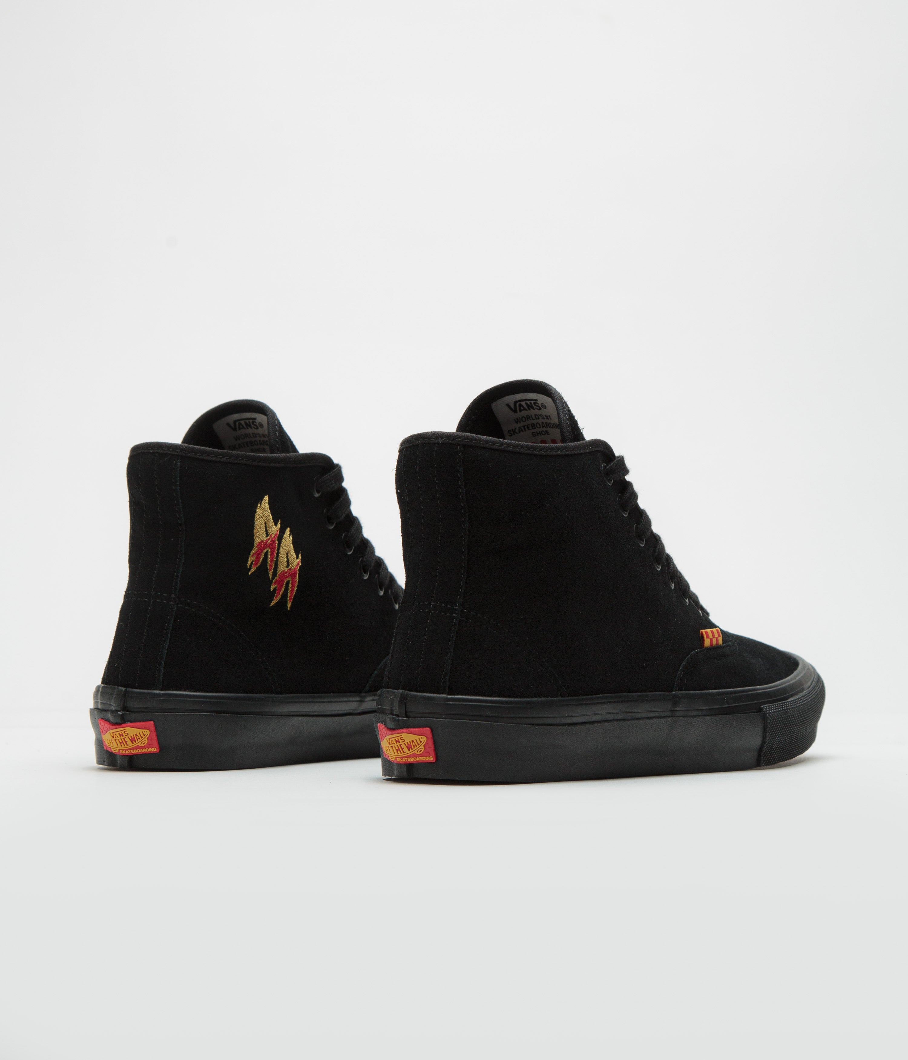 Vans Skate Authentic High Shoes - (Andrew Allen) Black | Flatspot