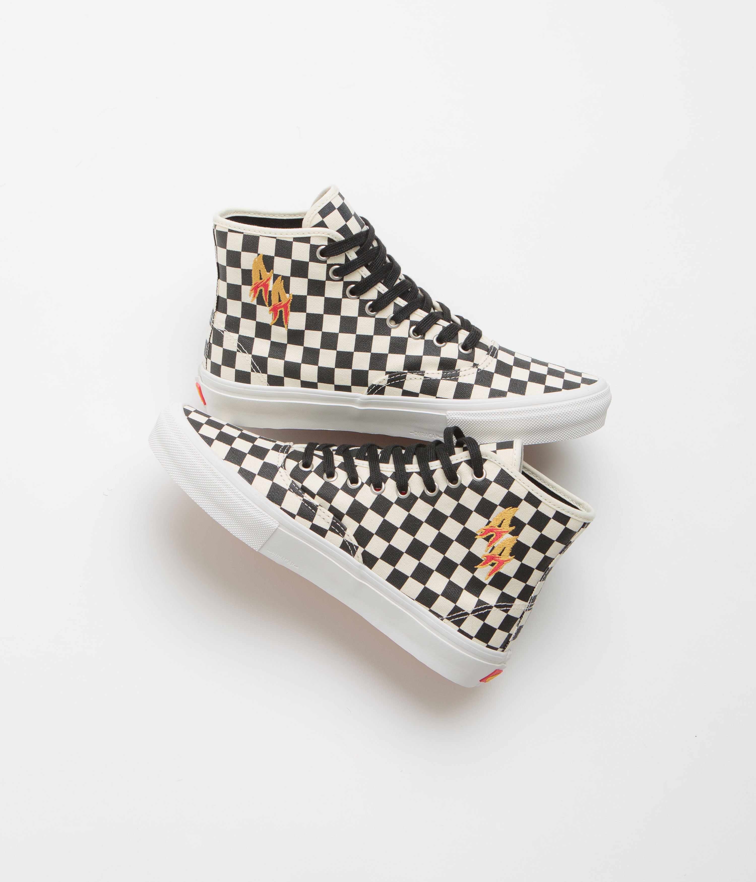 Vans Skate Authentic High Shoes - (Andrew Allen) Checkerboard | Flatspot