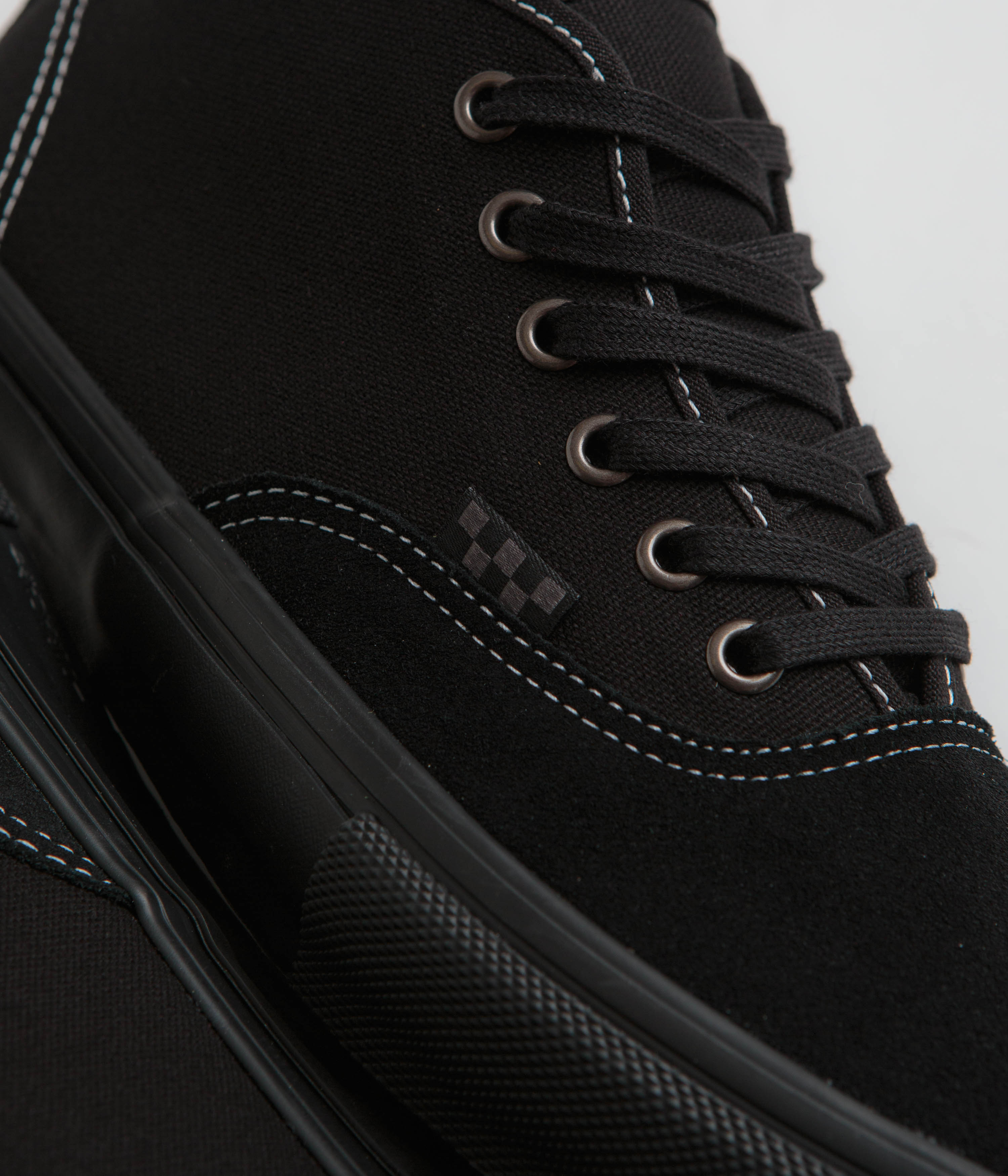 Vans Skate Authentic Mid Shoes - Blackout | Flatspot