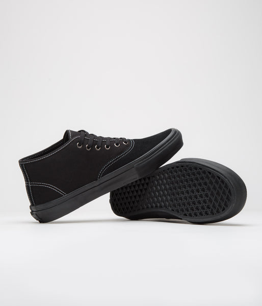 Vans Skate Authentic Mid Shoes - Blackout | Flatspot