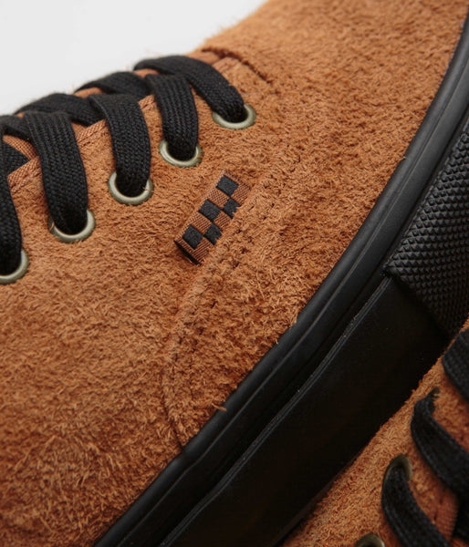Vans Skate Authentic Shoes - Hairy Suede Black / Rust | Flatspot