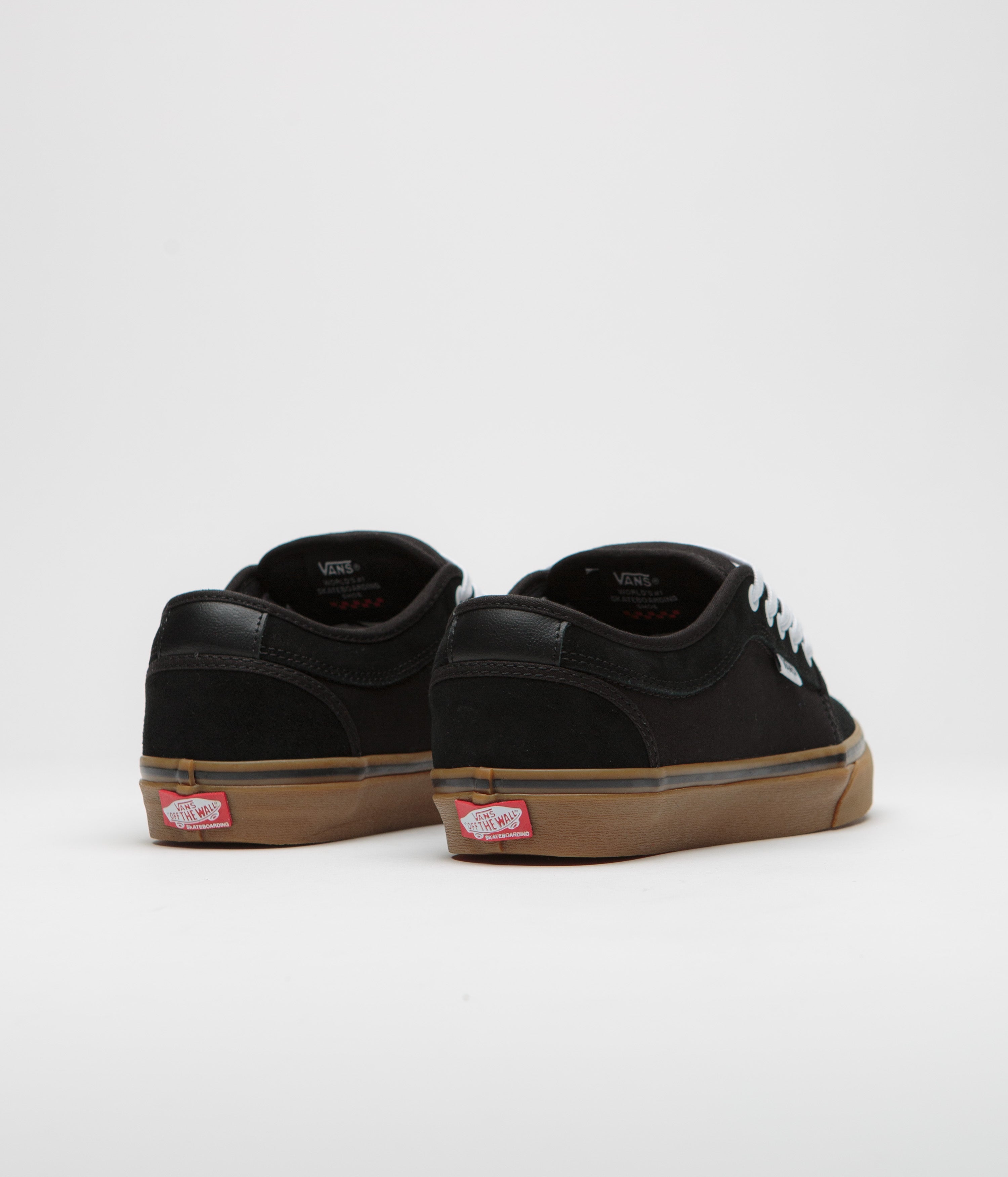 Vans Skate Chukka Low Shoes - Black / Black / Gum | Flatspot