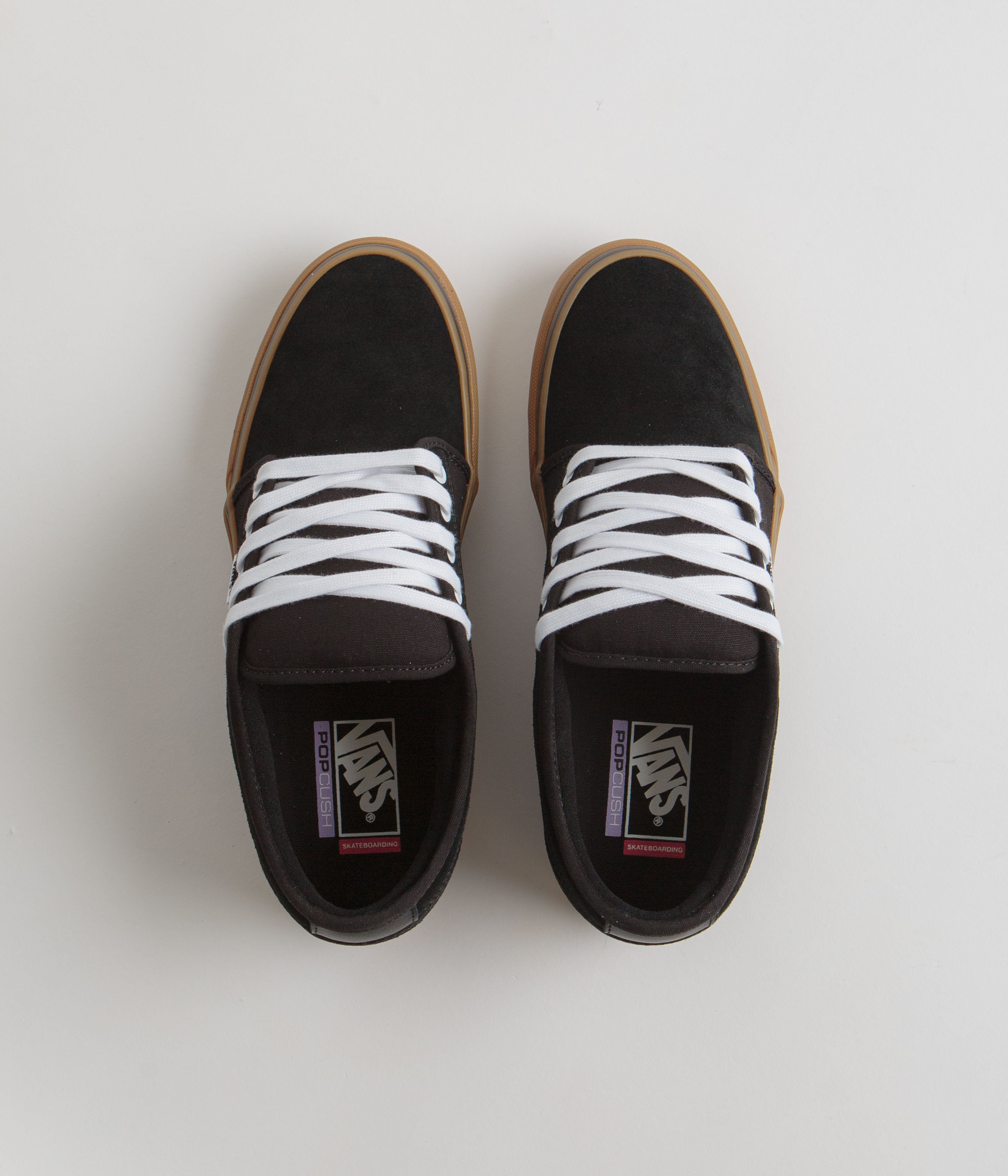 Vans Skate Chukka Low Shoes - Black / Black / Gum | Flatspot