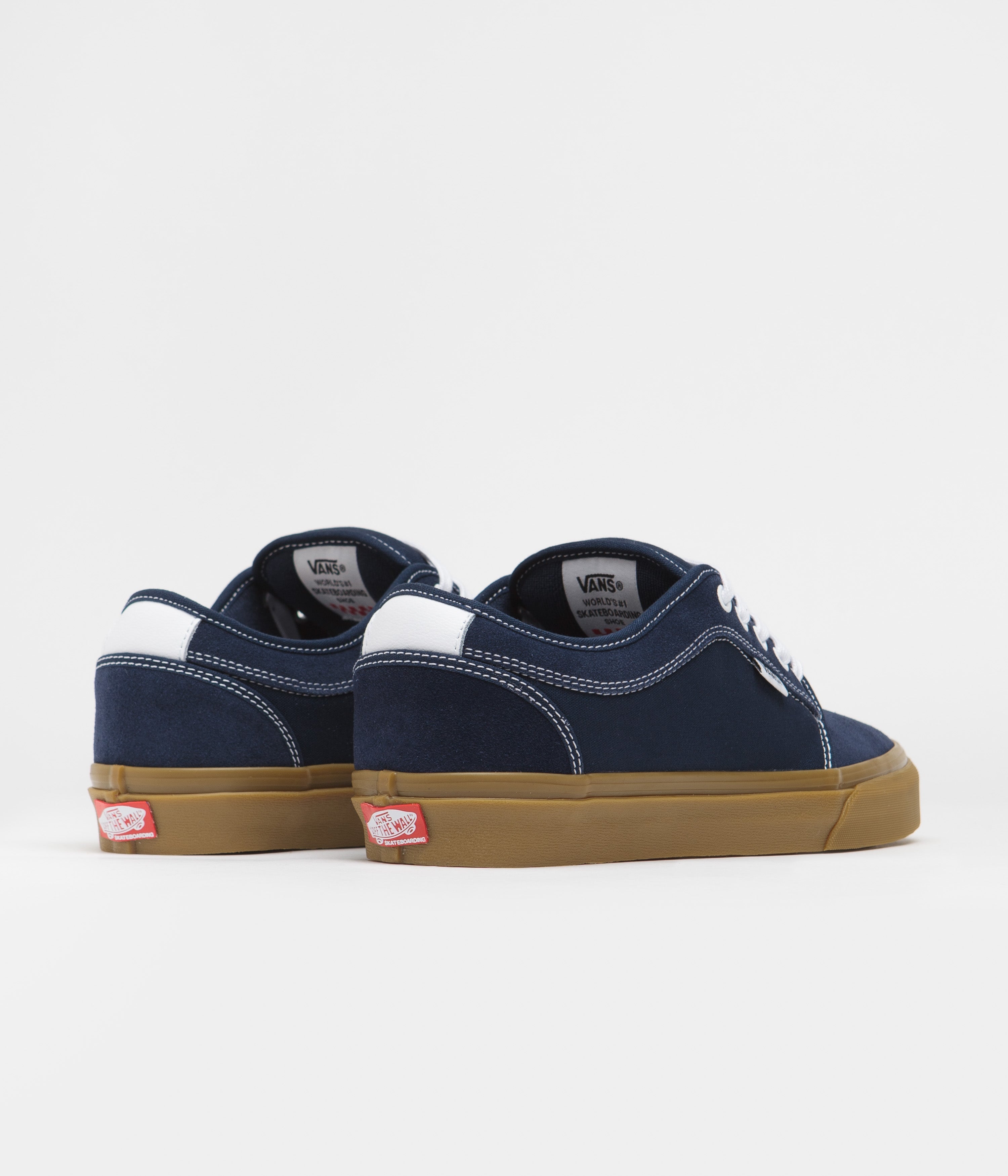 Vans Skate Chukka Low Shoes - Dress Blues / Gum | flatspot