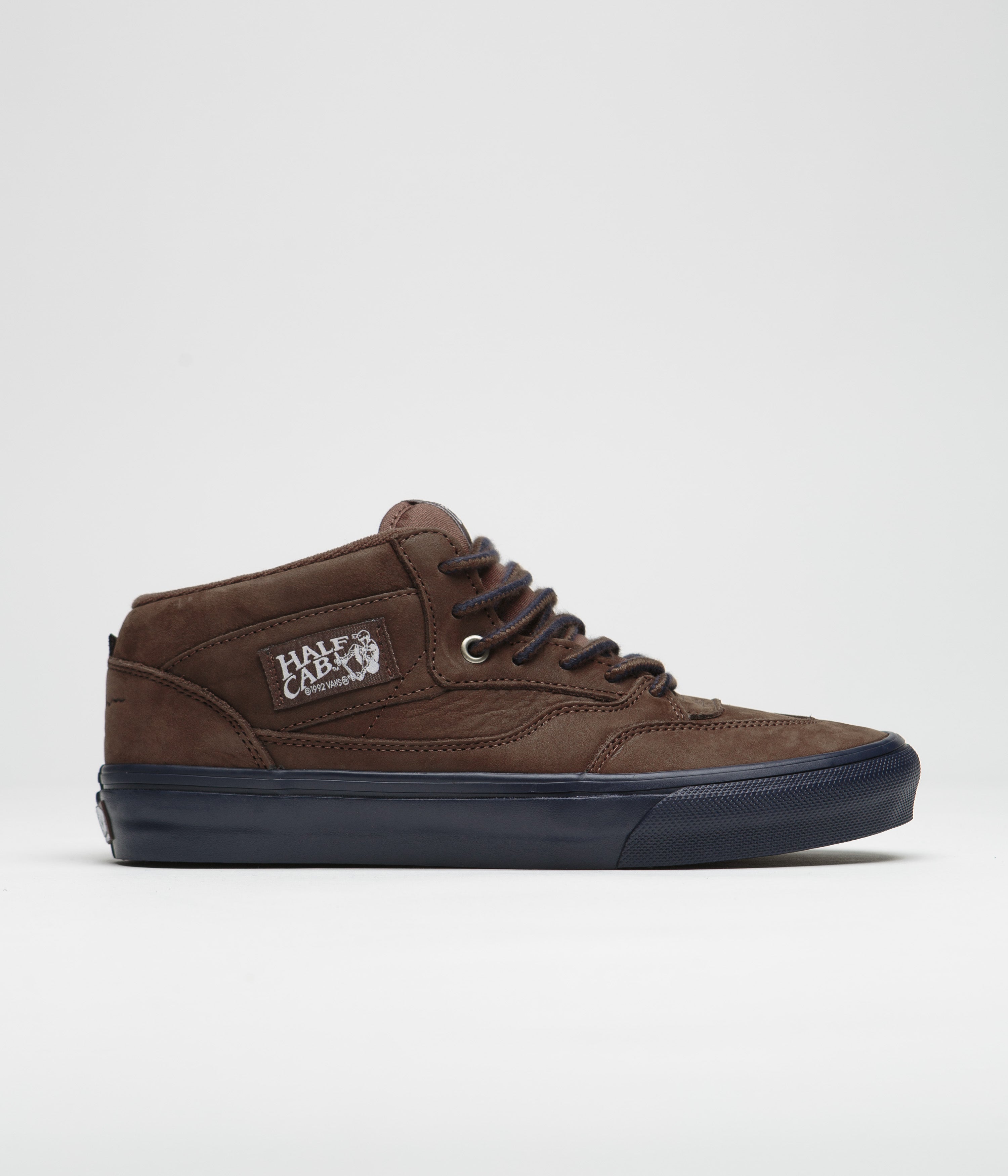 Vans Skate Half Cab '92 Shoes - (Nick Michel) Brown / Navy | Flatspot