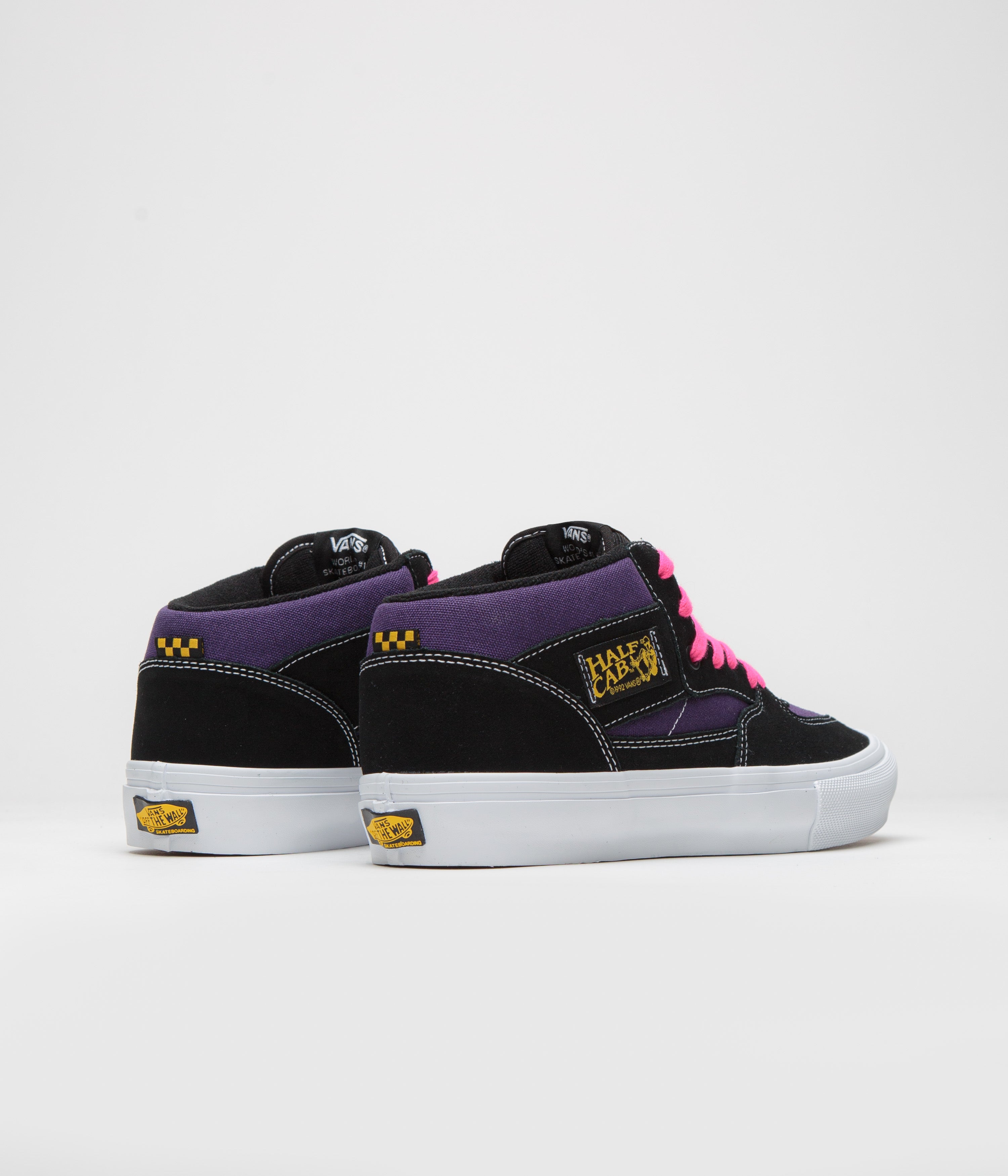 Vans Skate Half Cab Shoes - Black / Purple | flatspot