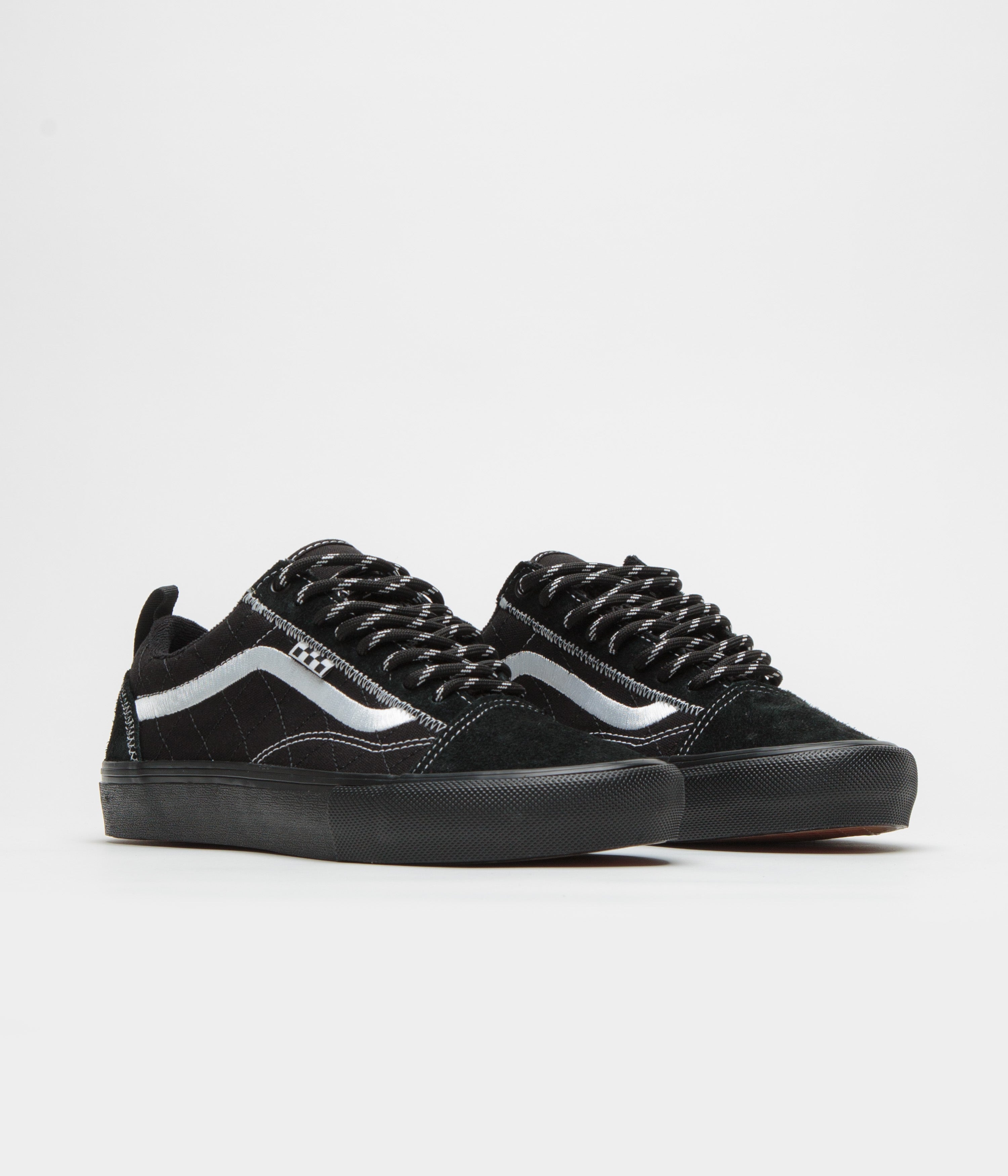 Vans Skate Old Skool Shoes - (Doobie) Black / Black | Flatspot