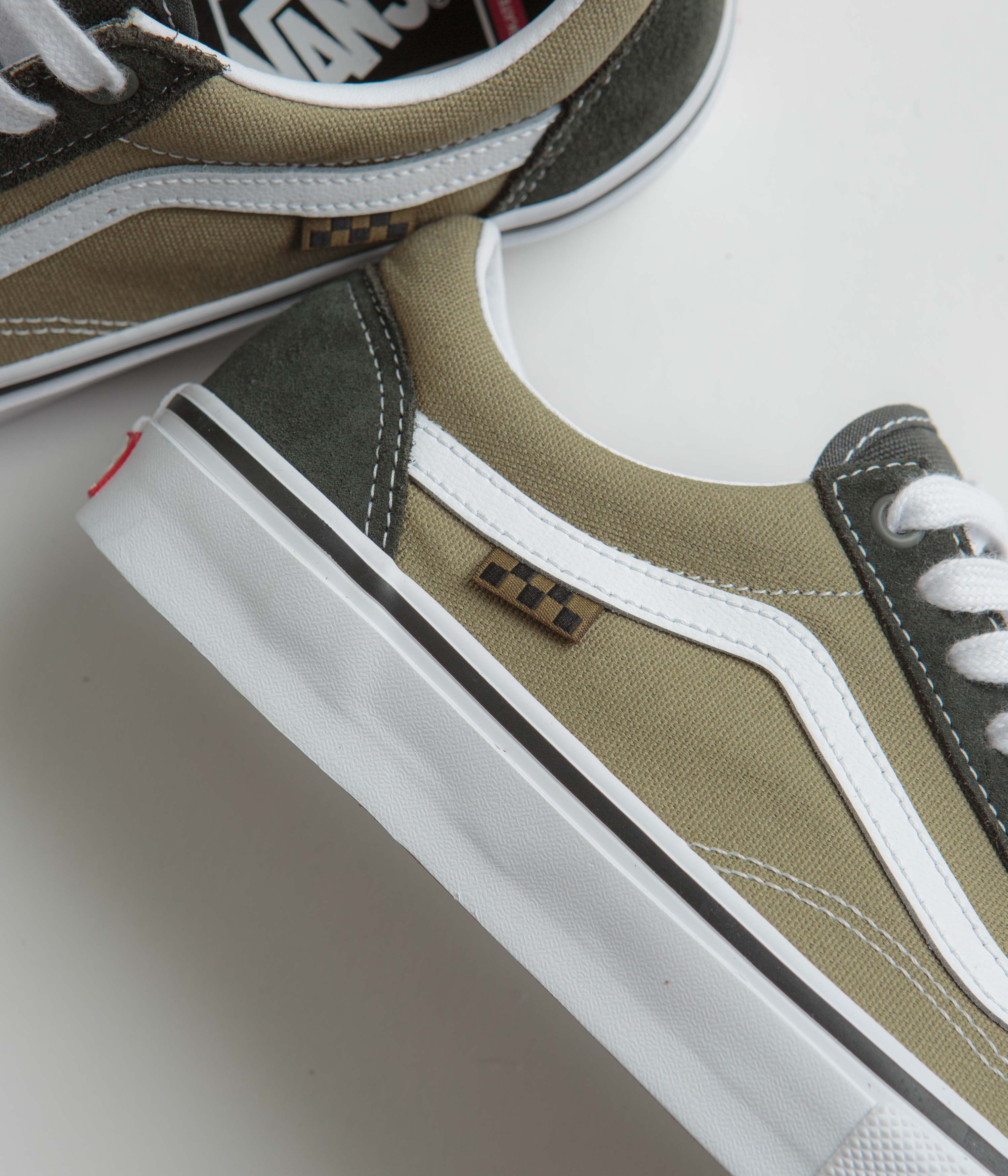 Vans Skate Old Skool Shoes - Gothic Olive | Flatspot
