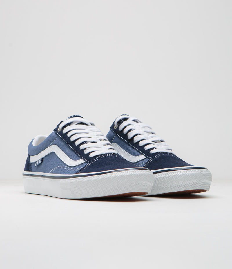 Vans Skate Old Skool Shoes - Navy / White | Flatspot