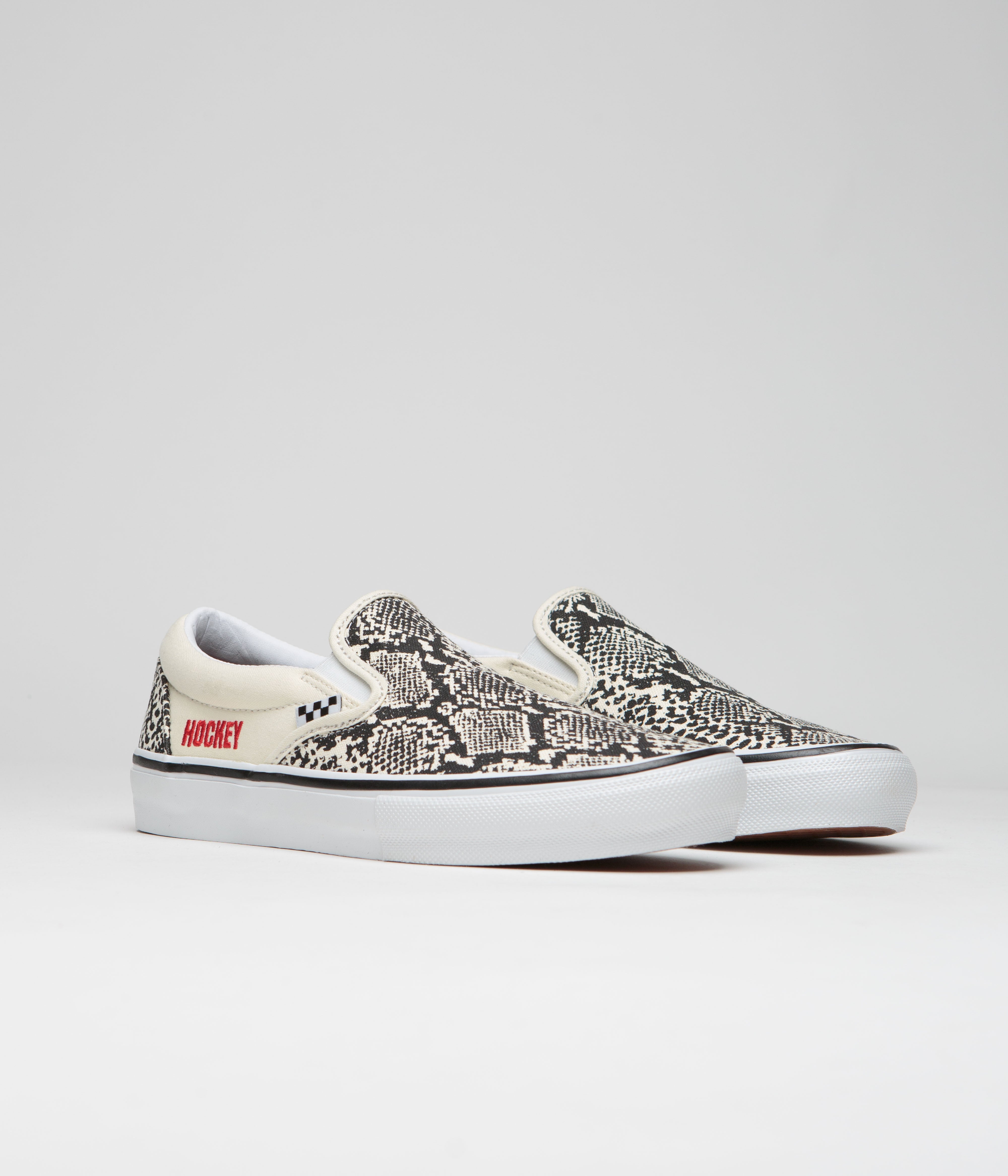 Vans Skate Slip-On Shoes - (Hockey Skateboards) Snake Skin | Flatspot