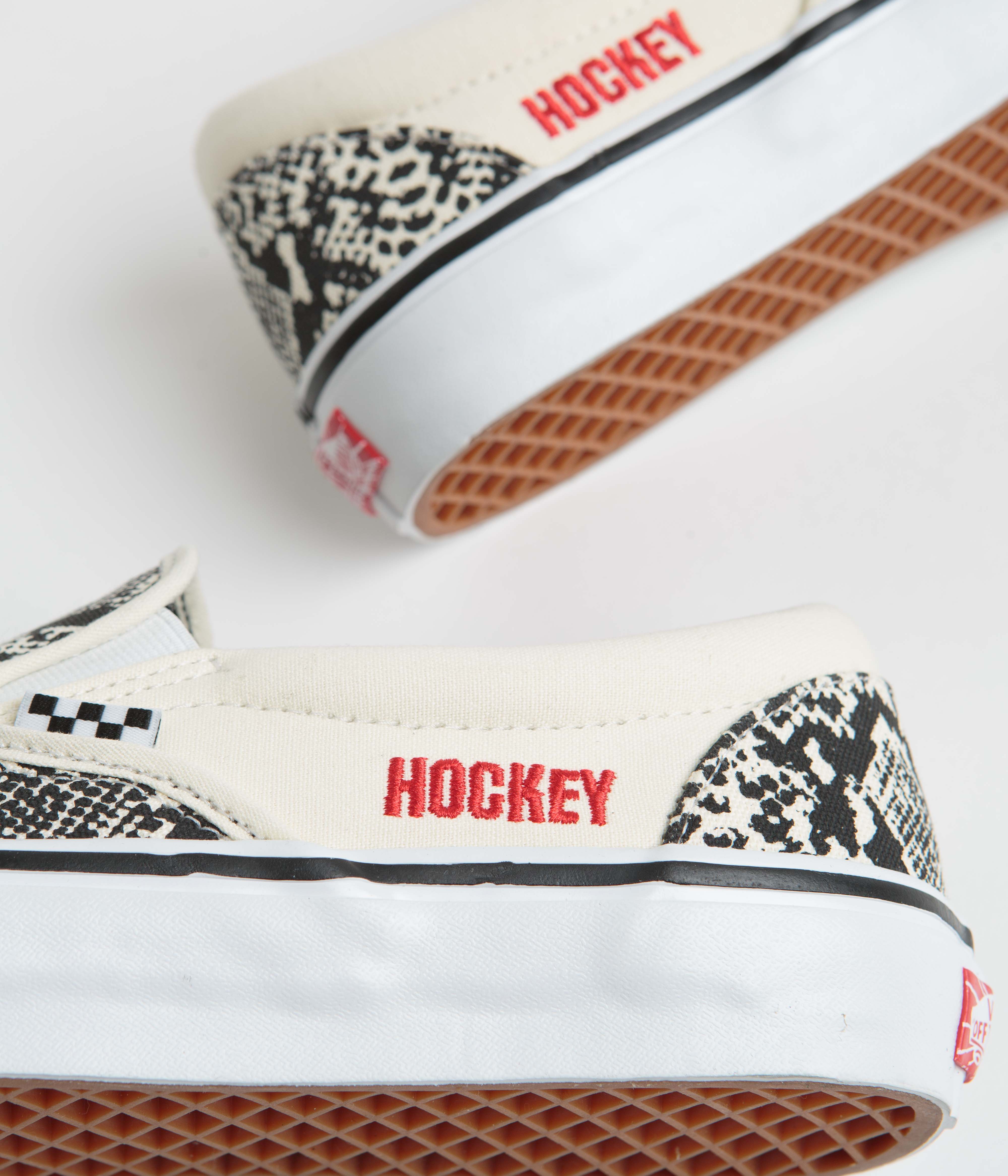 Vans Skate Slip-On Shoes - (Hockey Skateboards) Snake Skin | Flatspot