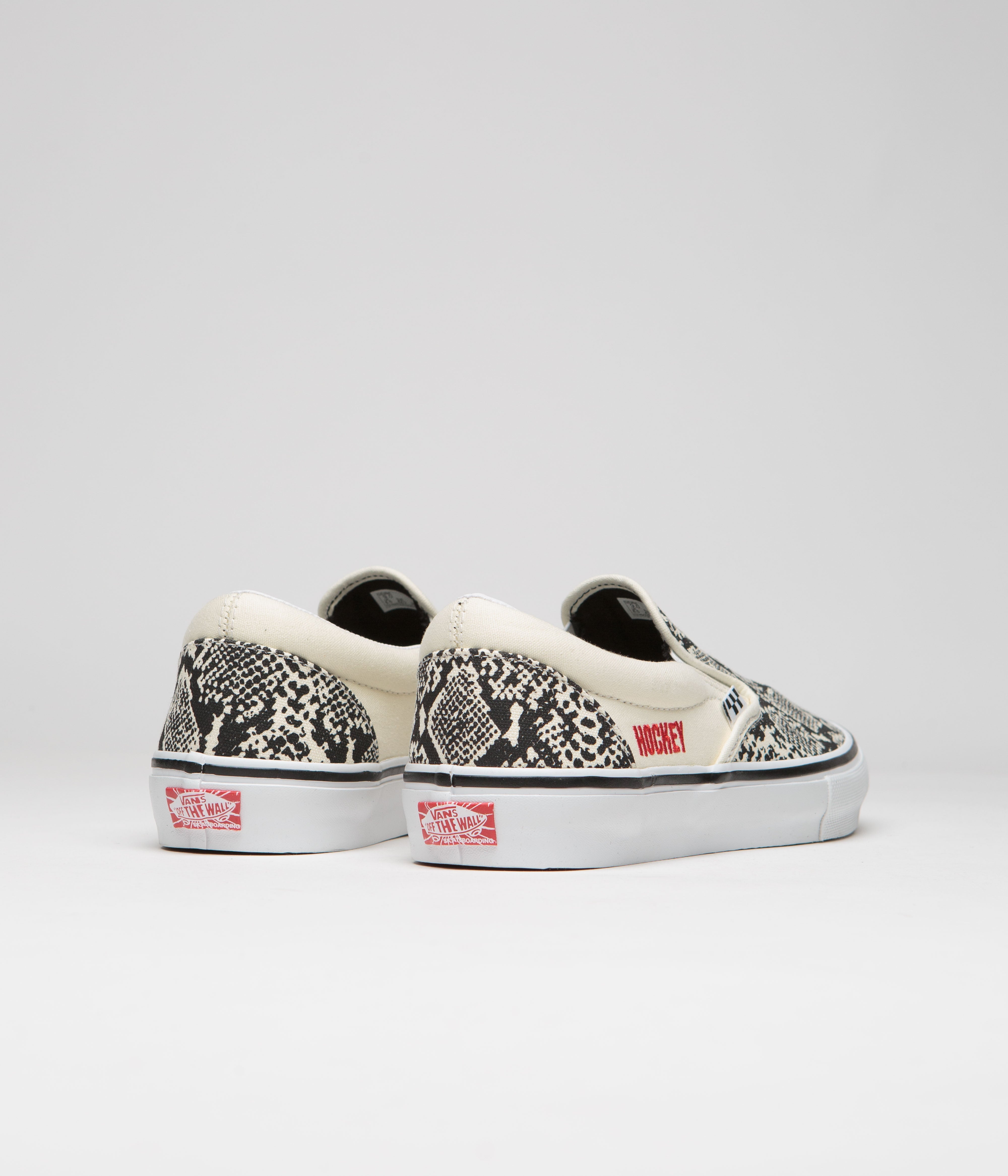 Vans Skate Slip-On Shoes - (Hockey Skateboards) Snake Skin | Flatspot