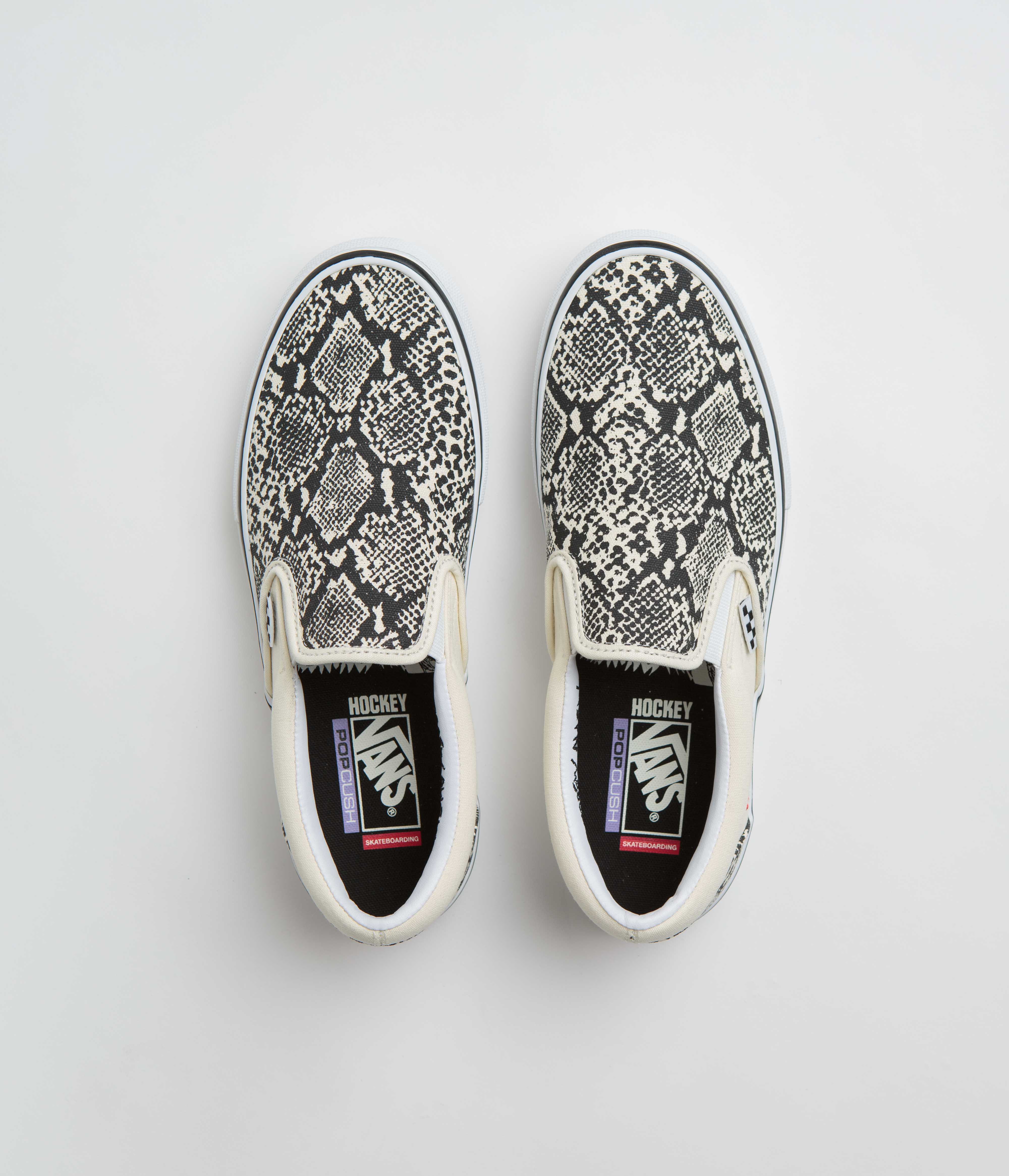 Vans Skate Slip-On Shoes - (Hockey Skateboards) Snake Skin | Flatspot