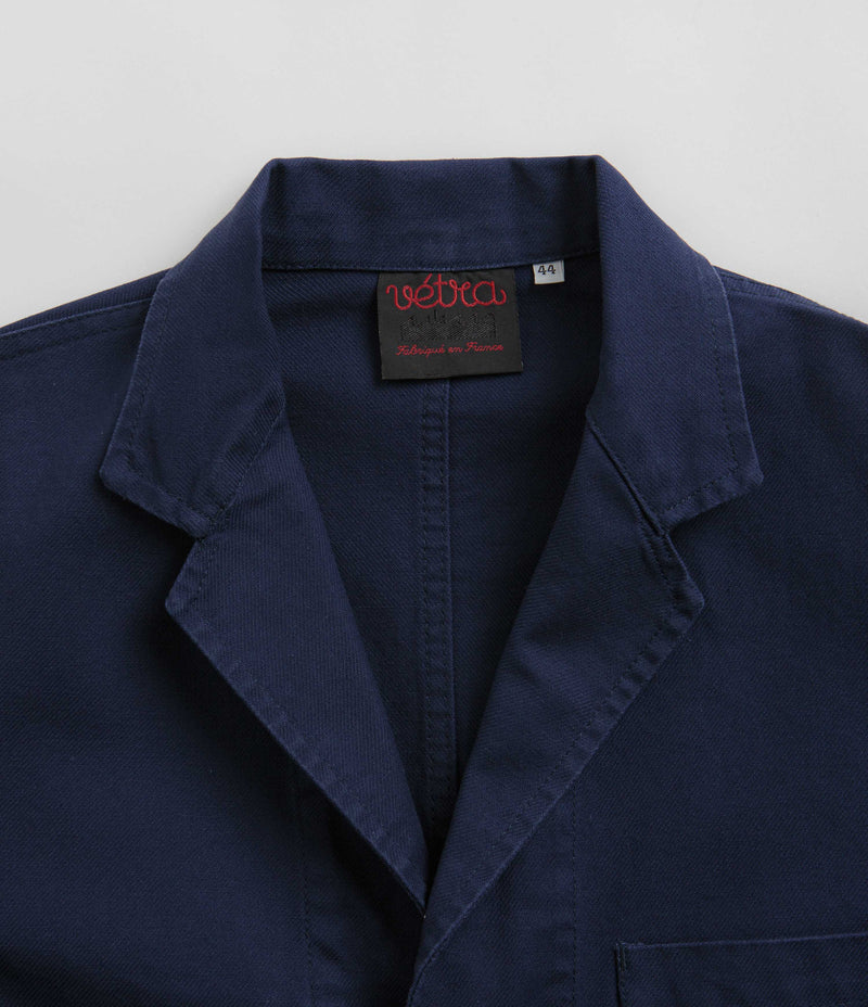 Vetra Organic Workwear Blazer - Navy | Flatspot