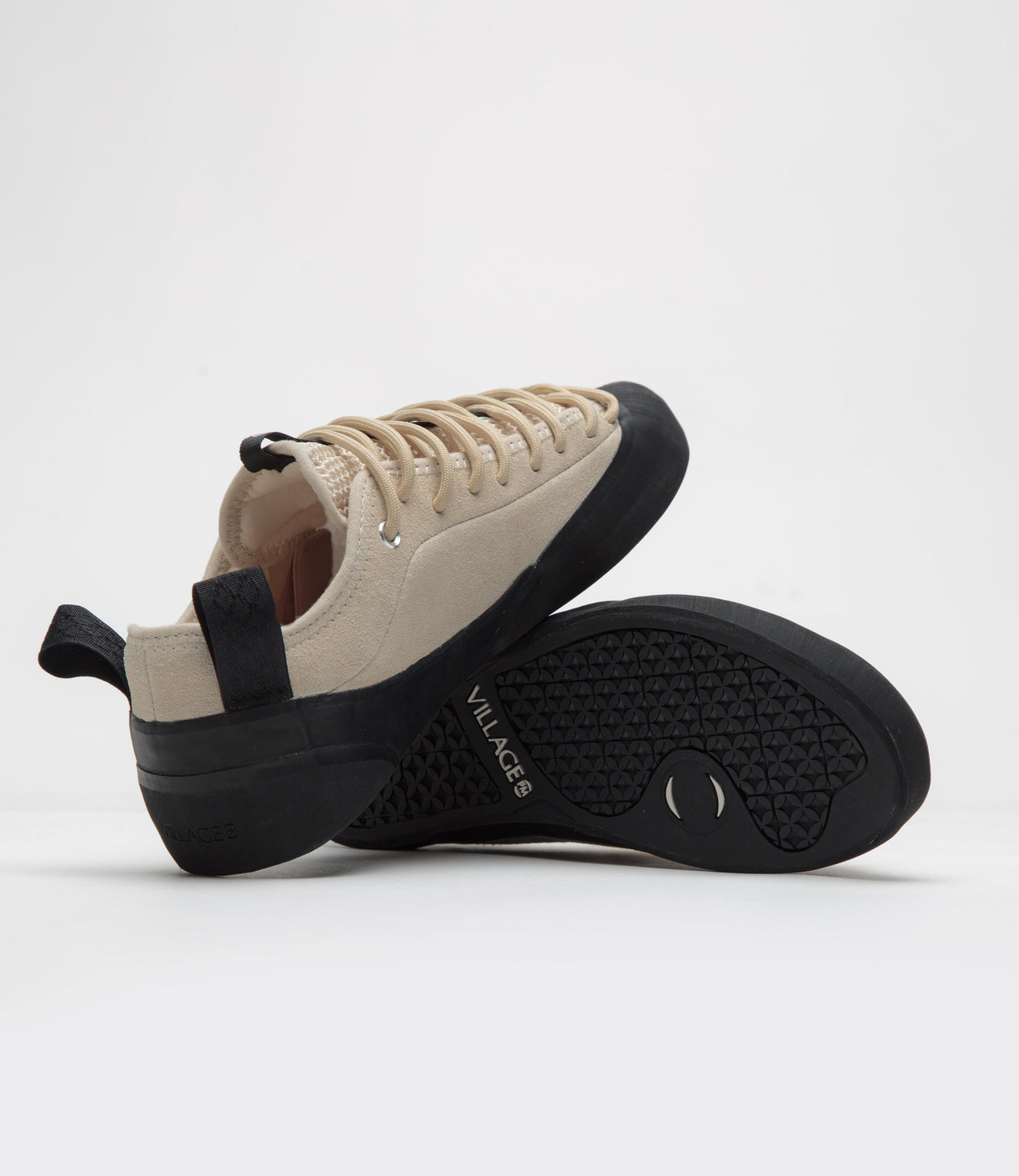 Village PM 1.00 PM Shoes - Cream Beige / Natural Black | flatspot