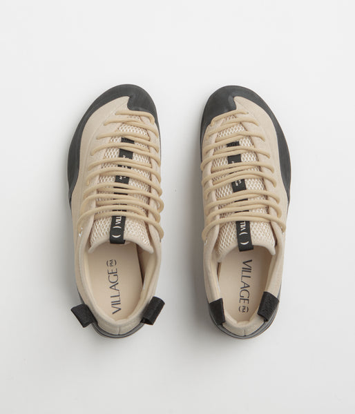 Village PM 1.00 PM Shoes - Cream Beige / Natural Black | flatspot