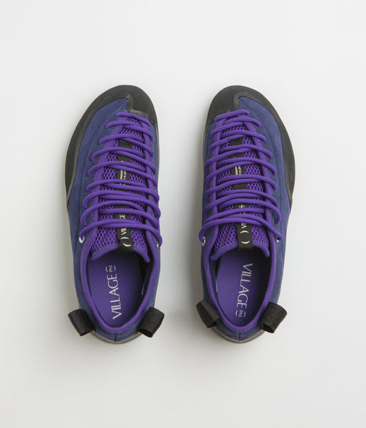 Village PM 1.00 PM Shoes - Navy - Purple / Natural Black | Flatspot