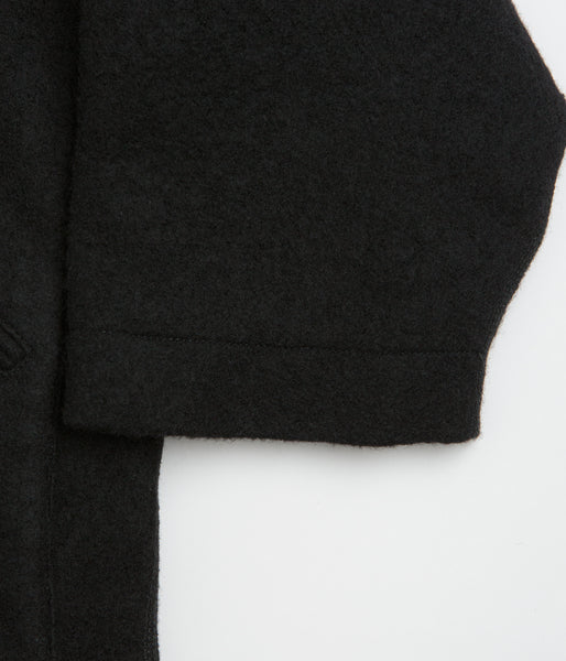 YMC Aaron Zip Fleece Jacket - Black | Flatspot