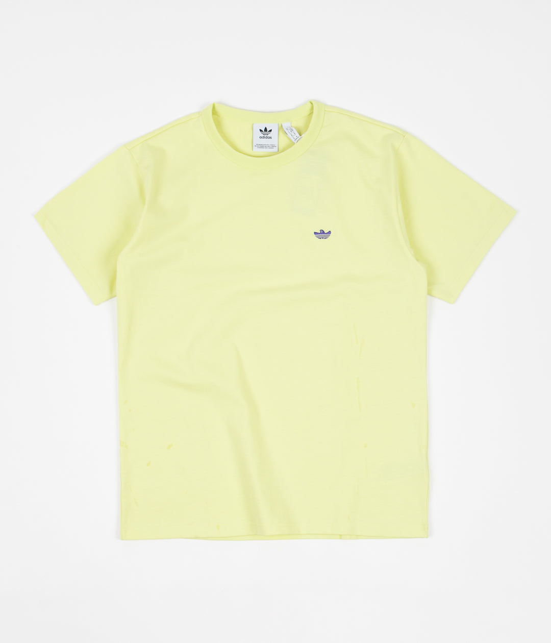 Adidas Shmoo Logo T-Shirt - Yellow Tint / Purple | Flatspot