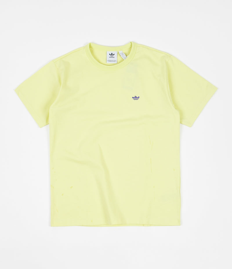 Adidas Shmoo Logo T-Shirt - Yellow Tint / Purple | Flatspot