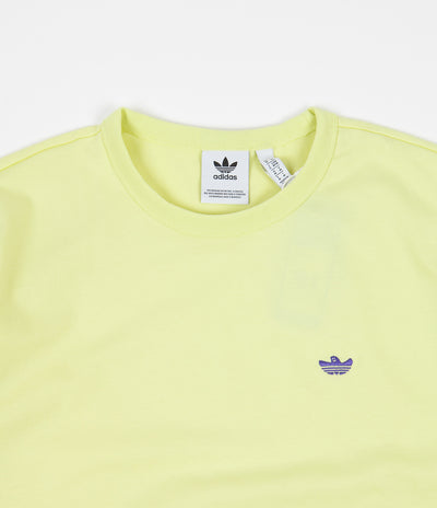 Adidas Shmoo Logo T-Shirt - Yellow Tint / Purple | Flatspot