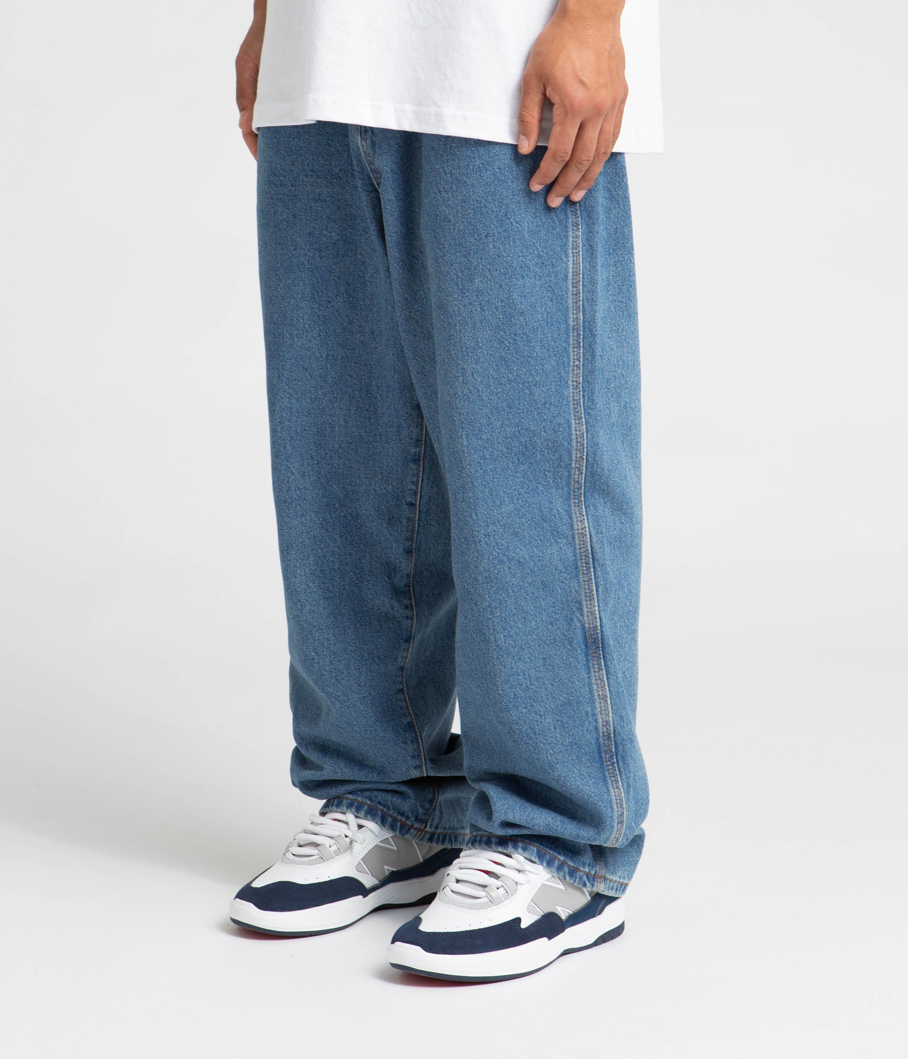 Butter Goods Flower Denim Jeans - Washed Indigo | Flatspot