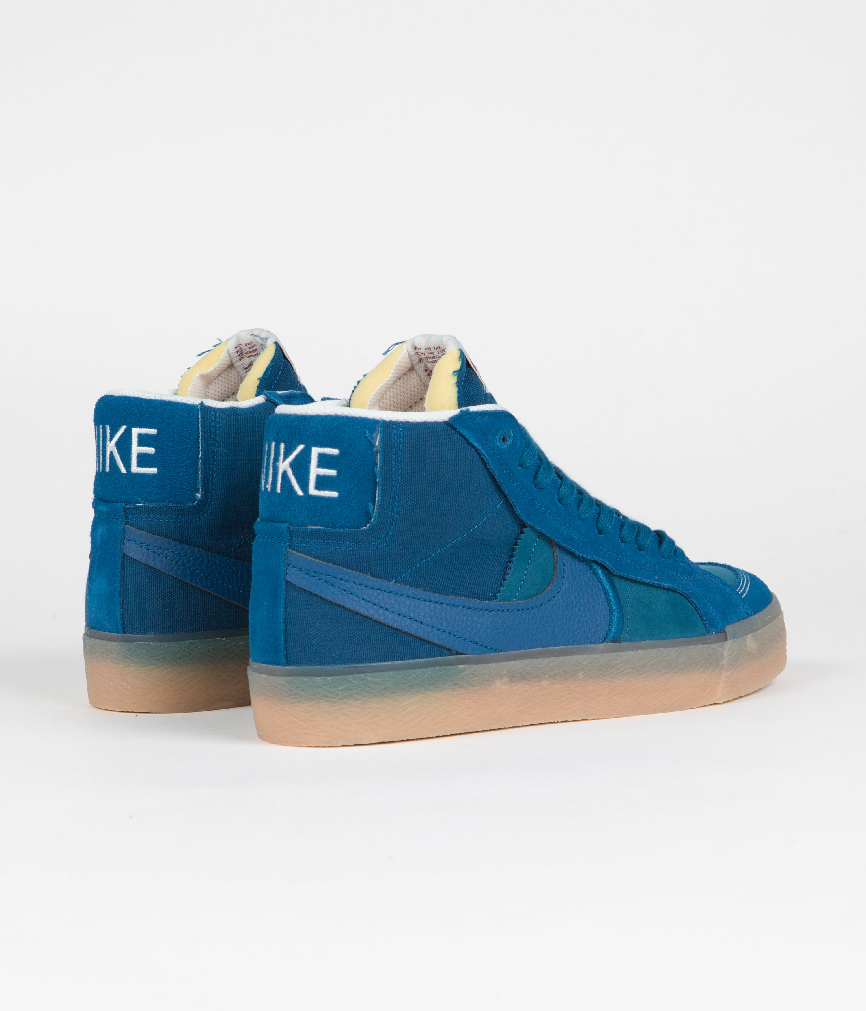 Nike SB Blazer Mid Premium Shoes - Green Abyss / Green Abyss - Phantom ...