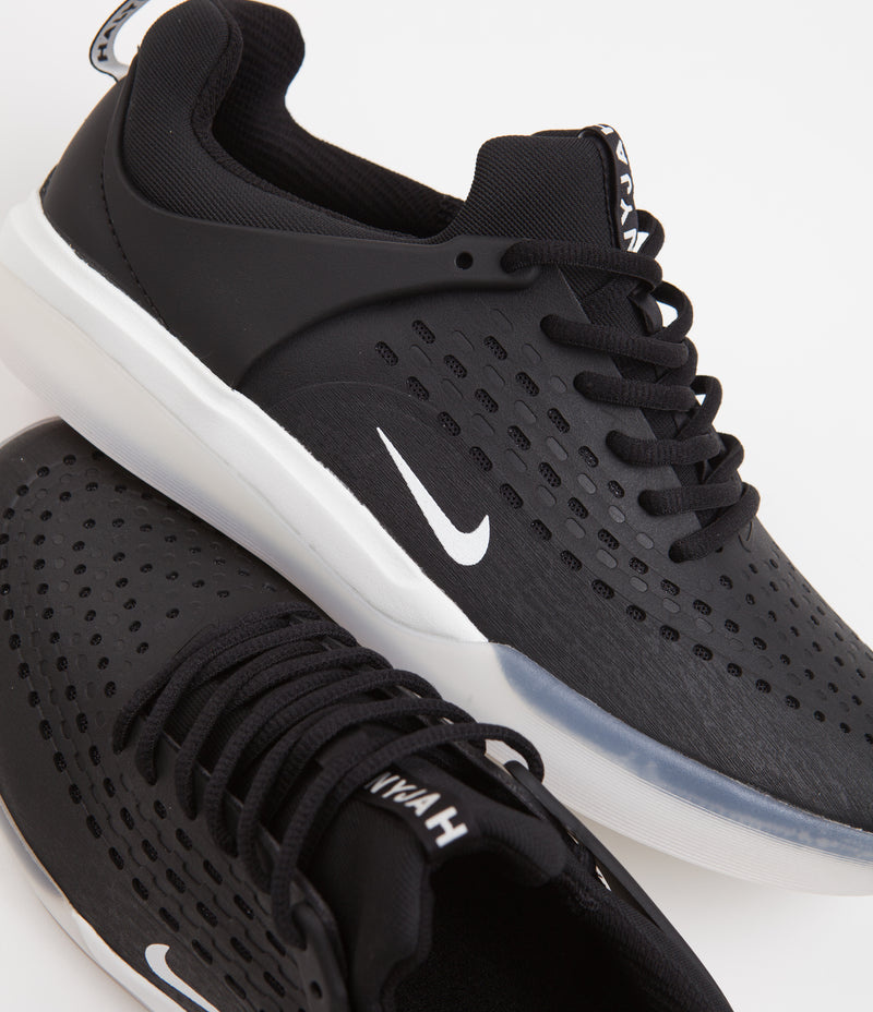 Nike SB Nyjah 3 Shoes - Black / White - Black - Summit White | Flatspot
