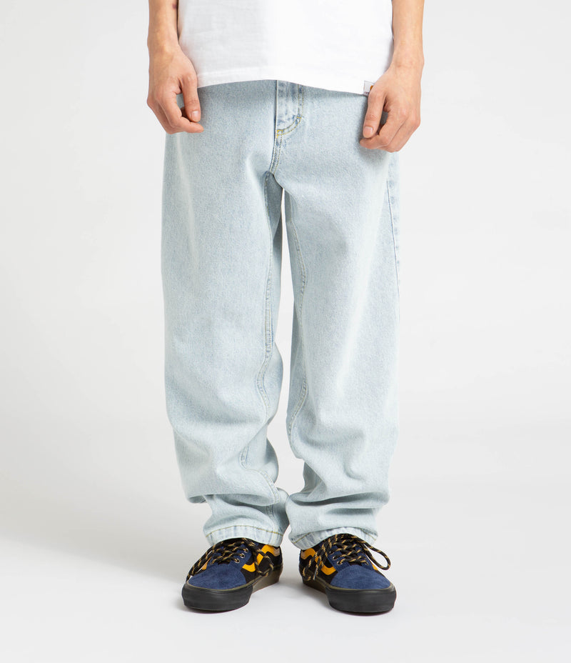 Polar 93 Denim Jeans - Light Blue / Yellow | Flatspot