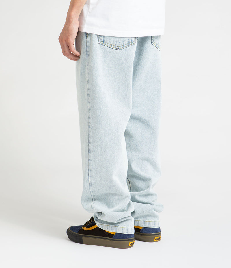 Polar 93 Denim Jeans - Light Blue / Yellow | Flatspot