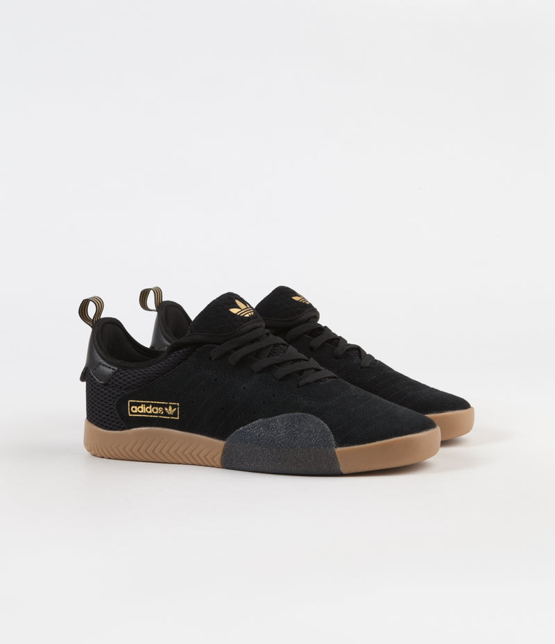 Adidas 3ST.003 Shoes - Core Black / Gold Metallic / Core Black | Flatspot