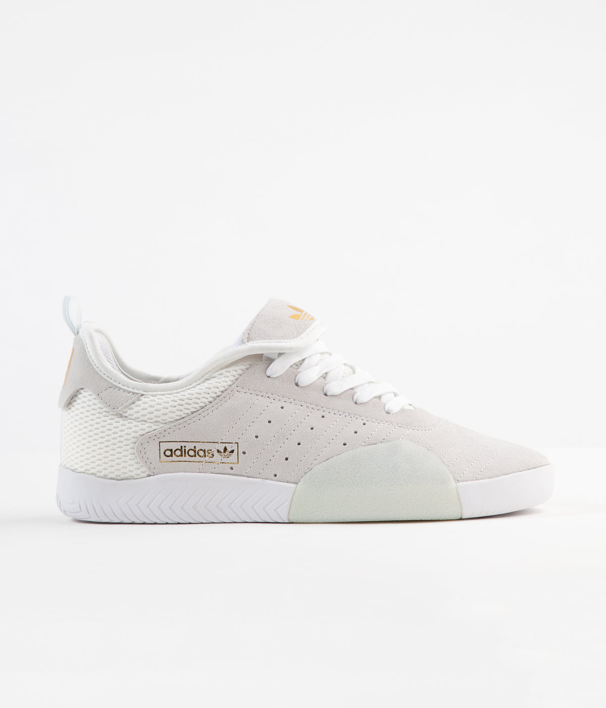 Adidas 3ST.003 Shoes - White / Blue Tint / Gold Metallic | Flatspot