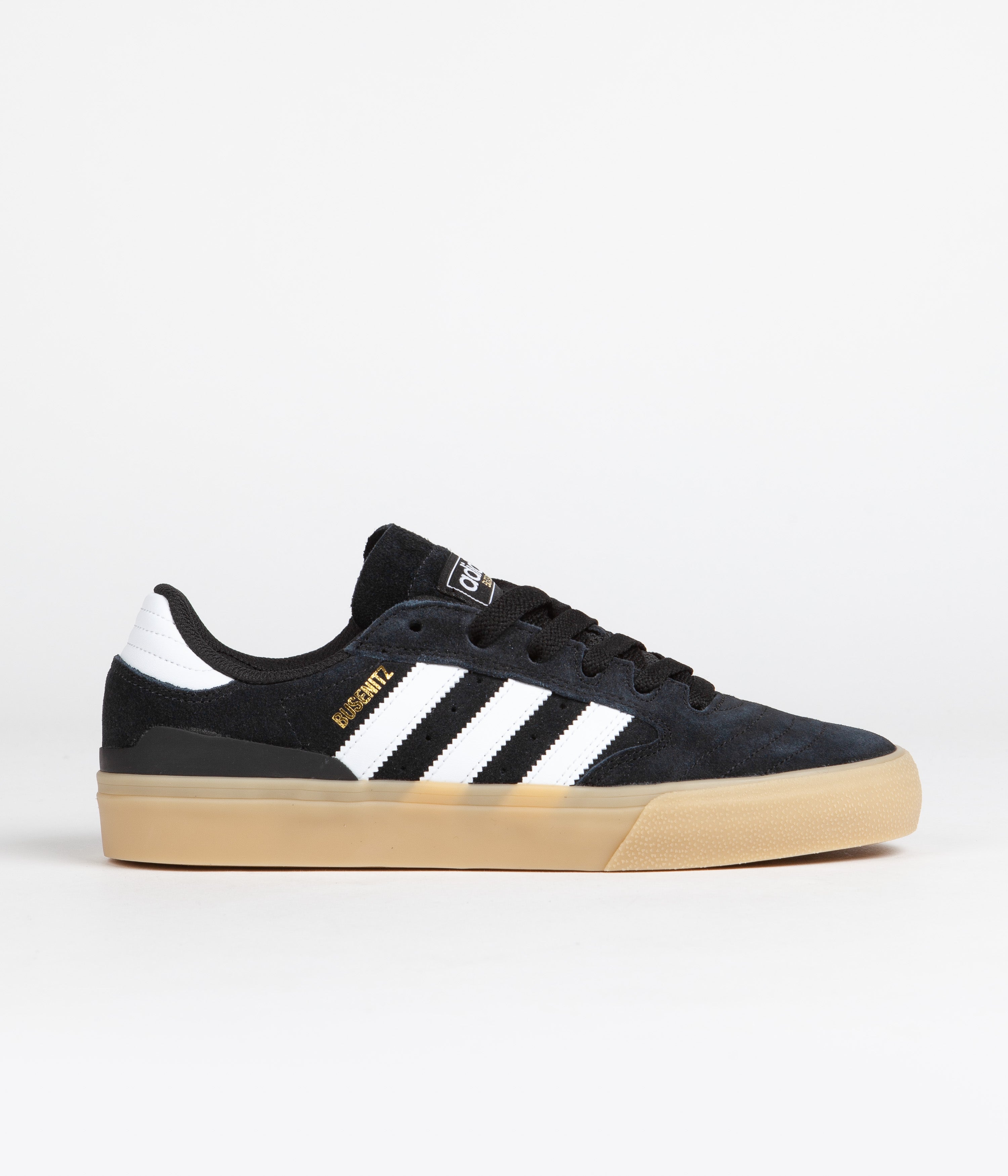 Adidas Busenitz Vulc II Shoes - Core Black / FTWR White / Gum3 | Flatspot