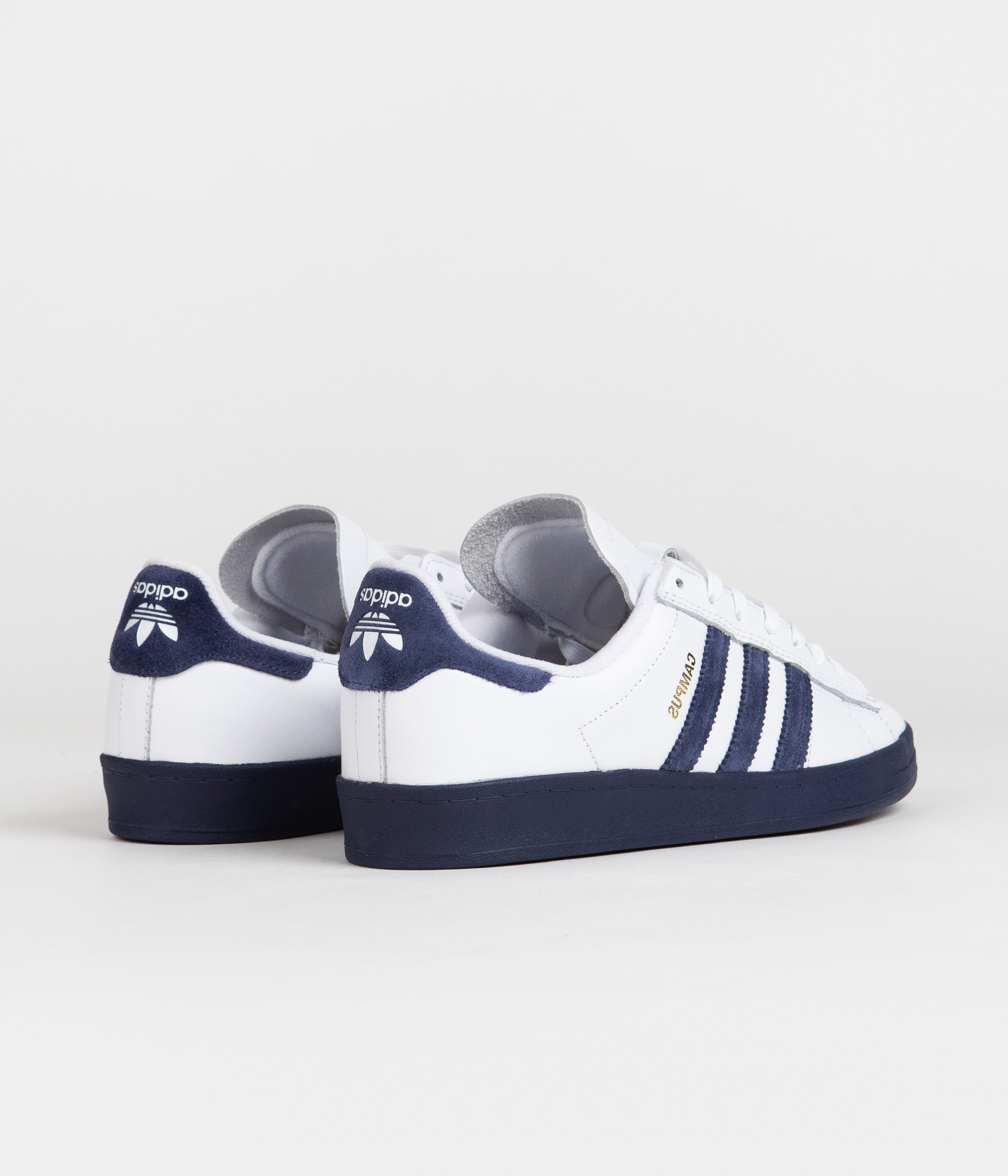 Adidas Campus ADV Shoes - FTWR White / Collegiate Navy / Bluebird ...