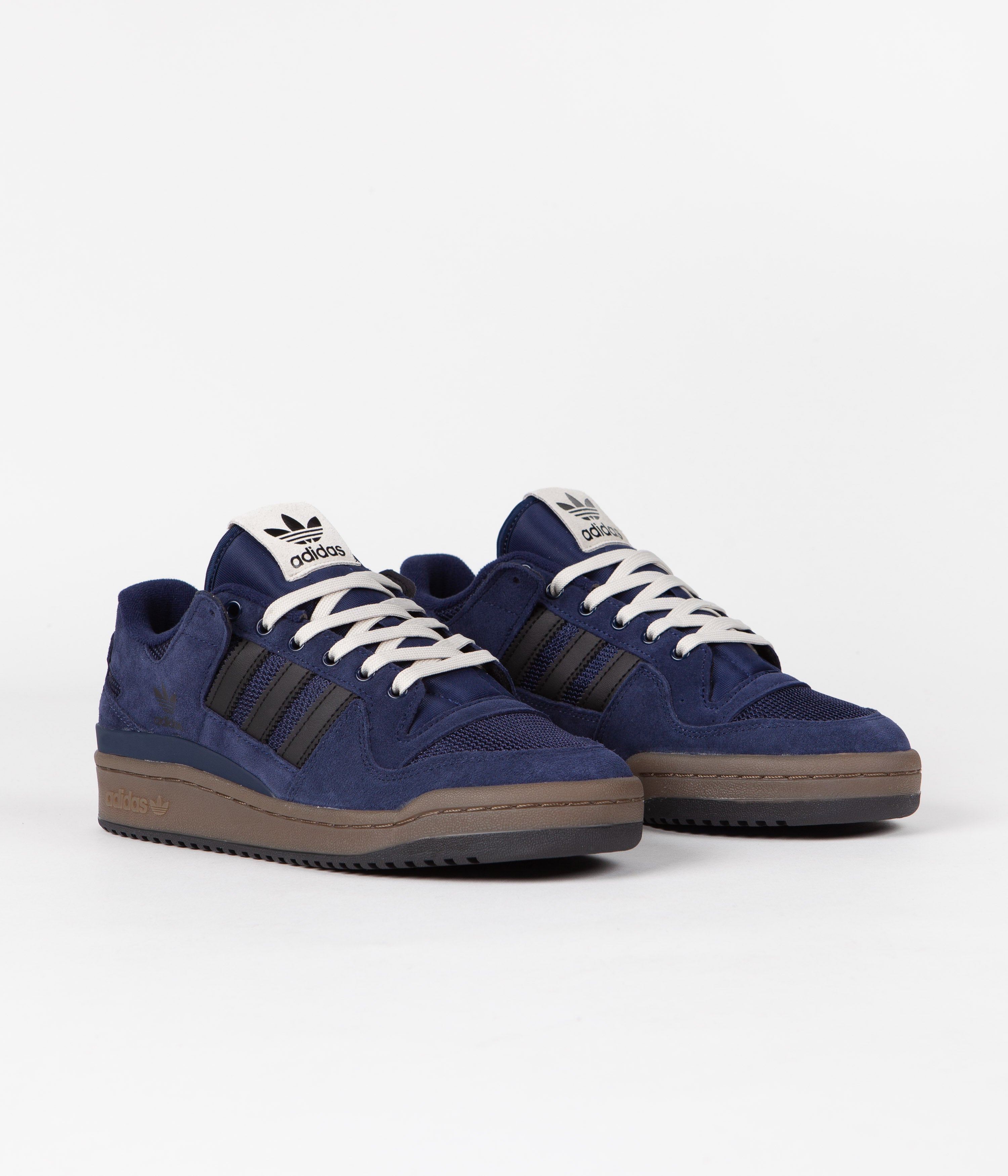 Adidas Forum 84 Low ADV Shoes - Collegiate Navy / Core Black / Bluebir ...