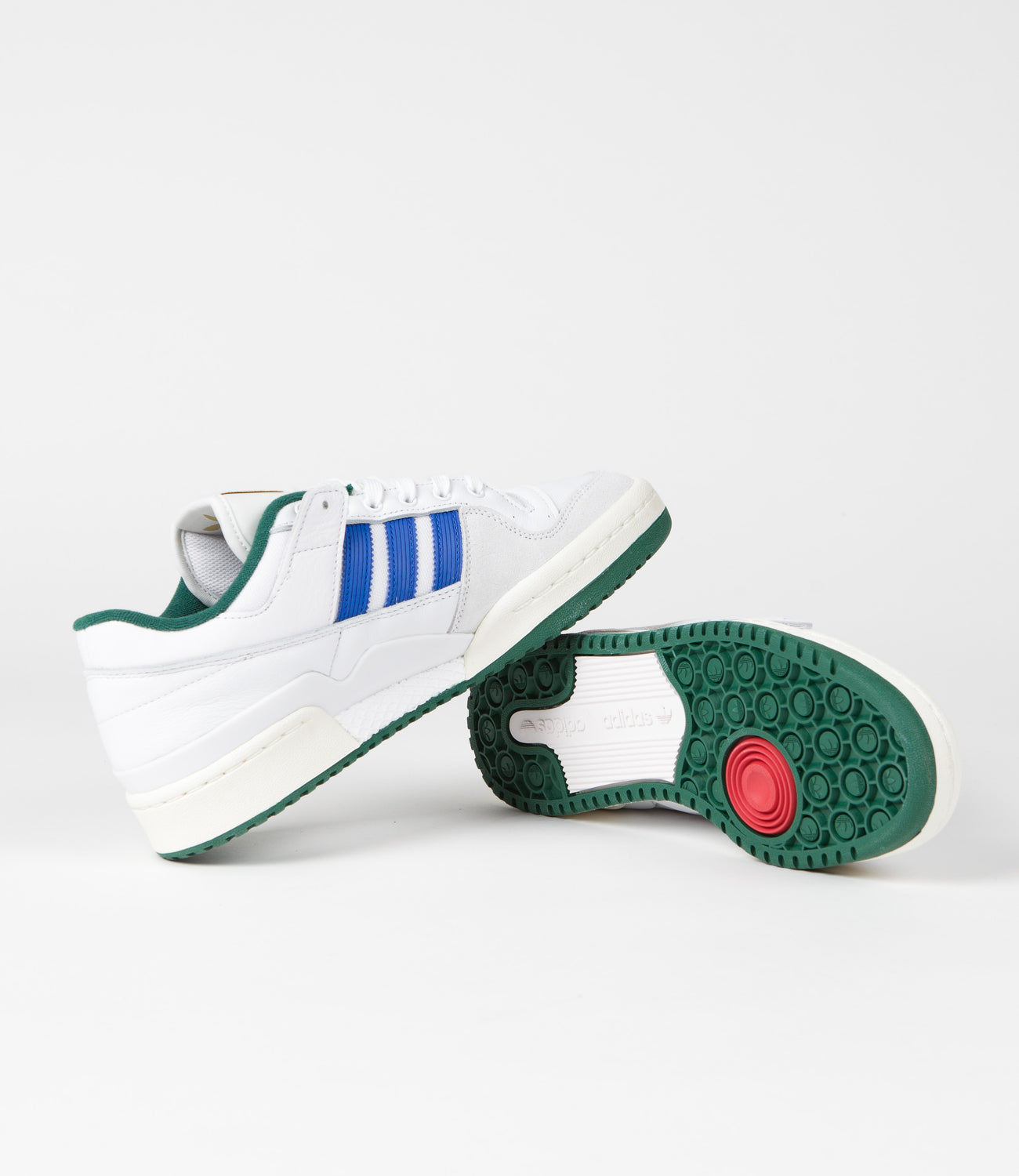 Adidas Forum 84 Low ADV Shoes - FTWR White / Bluebird / Collegiate Gre ...