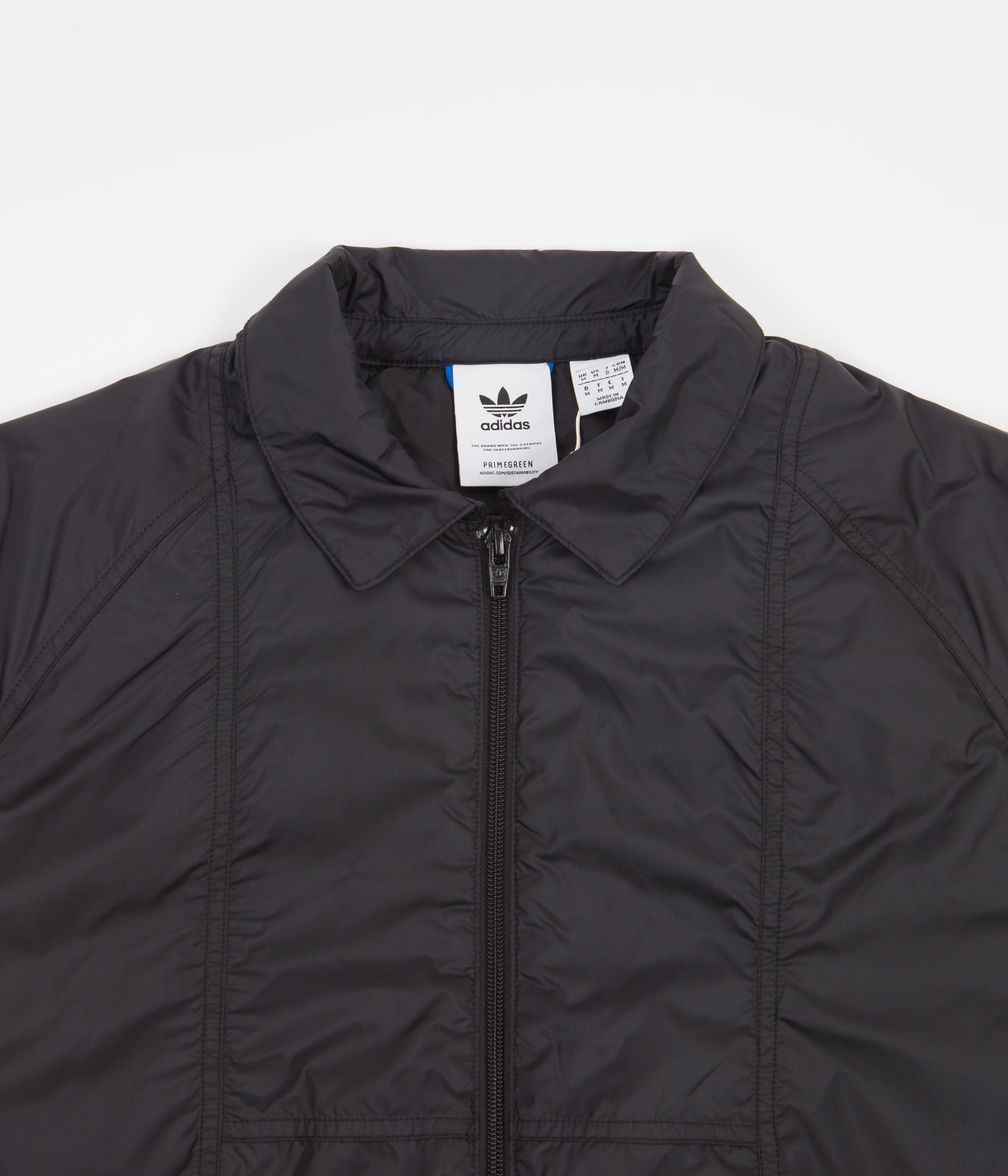 Adidas Insulated Coach Jacket - Black | Flatspot
