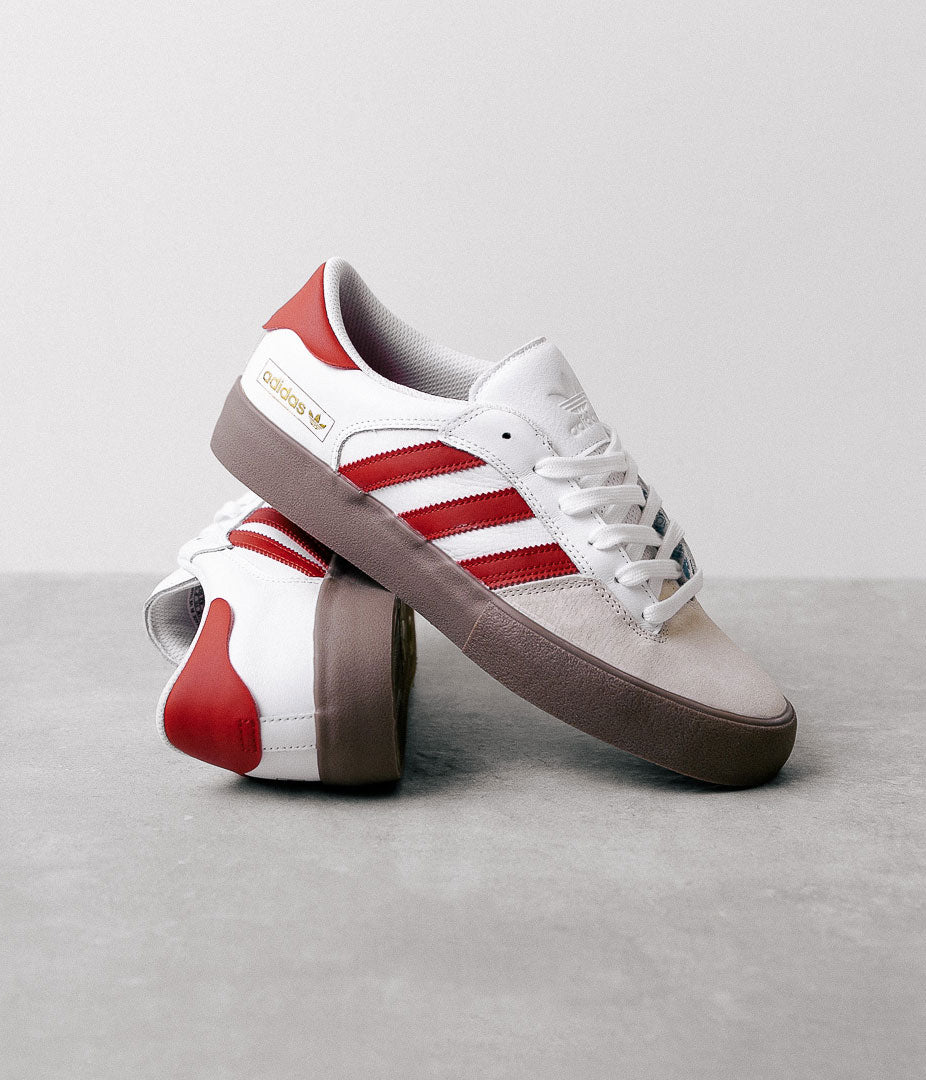 Adidas Matchbreak Super Shoes - White / Power Red / Gum | Flatspot