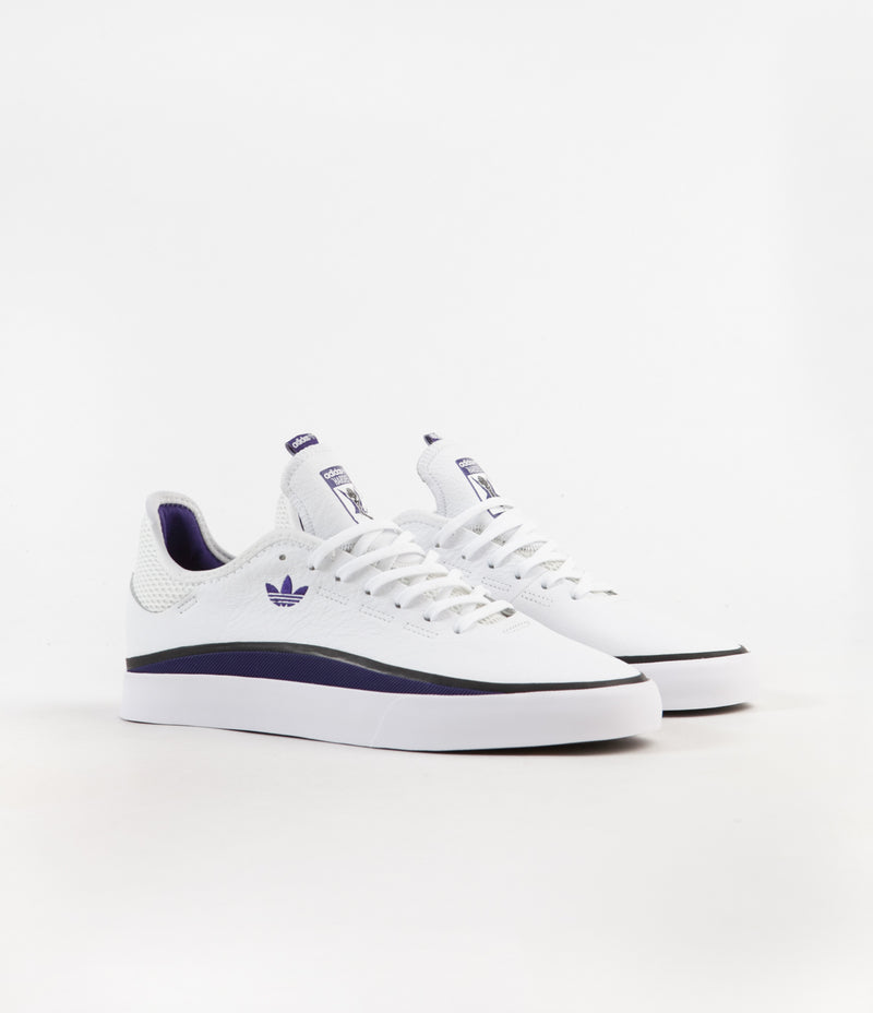 Adidas Sabalo x Hardies Shoes - White / Purple / Core Black | Flatspot