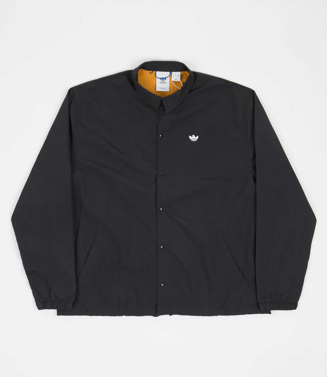 Adidas Shmoofoil Coach Jacket - Carbon / Focus Orange / White | Flatspot