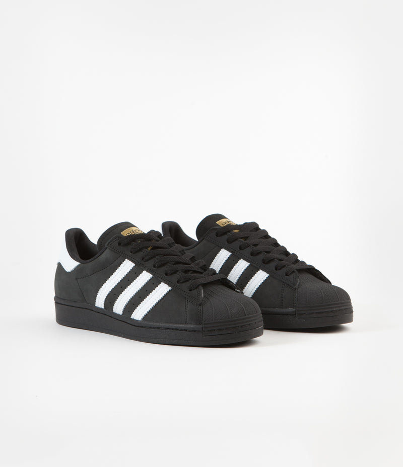 Adidas Superstar ADV Shoes - Core Black / White / Gold Metallic | Flatspot