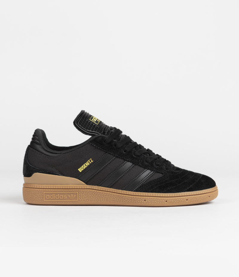 Adidas Busenitz Shoes - Core Black / Carbon / Gold Metallic | Flatspot