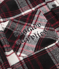 Baglady Thick Flannel Shirt - Black / Red | Flatspot