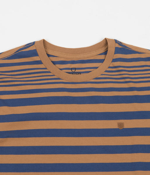 Brixton Hilt Shield Knit T-Shirt - Joe Blue / Lion | Flatspot