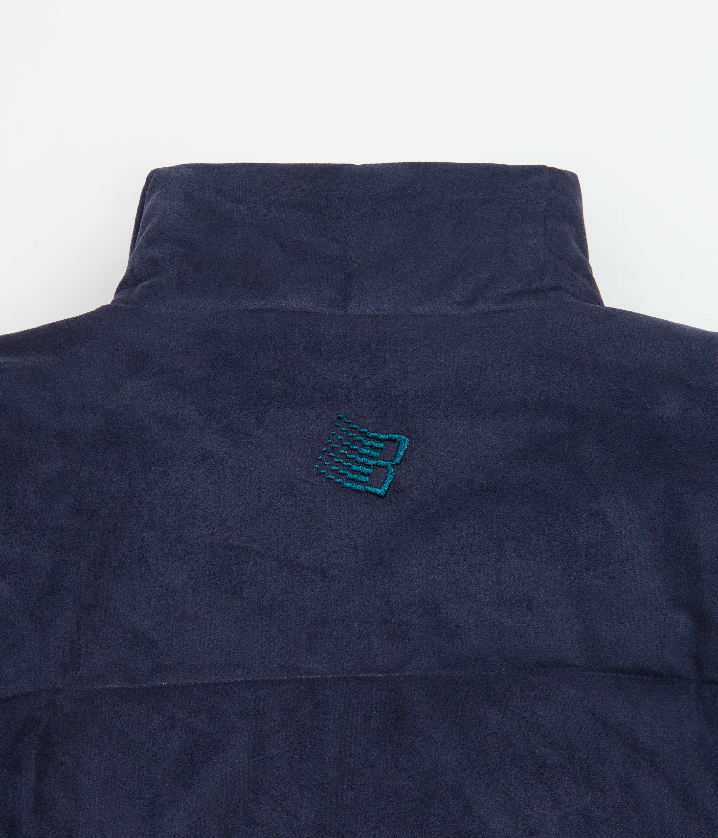 Bronze 56K Faux Suede Puffer Jacket - Navy | Flatspot