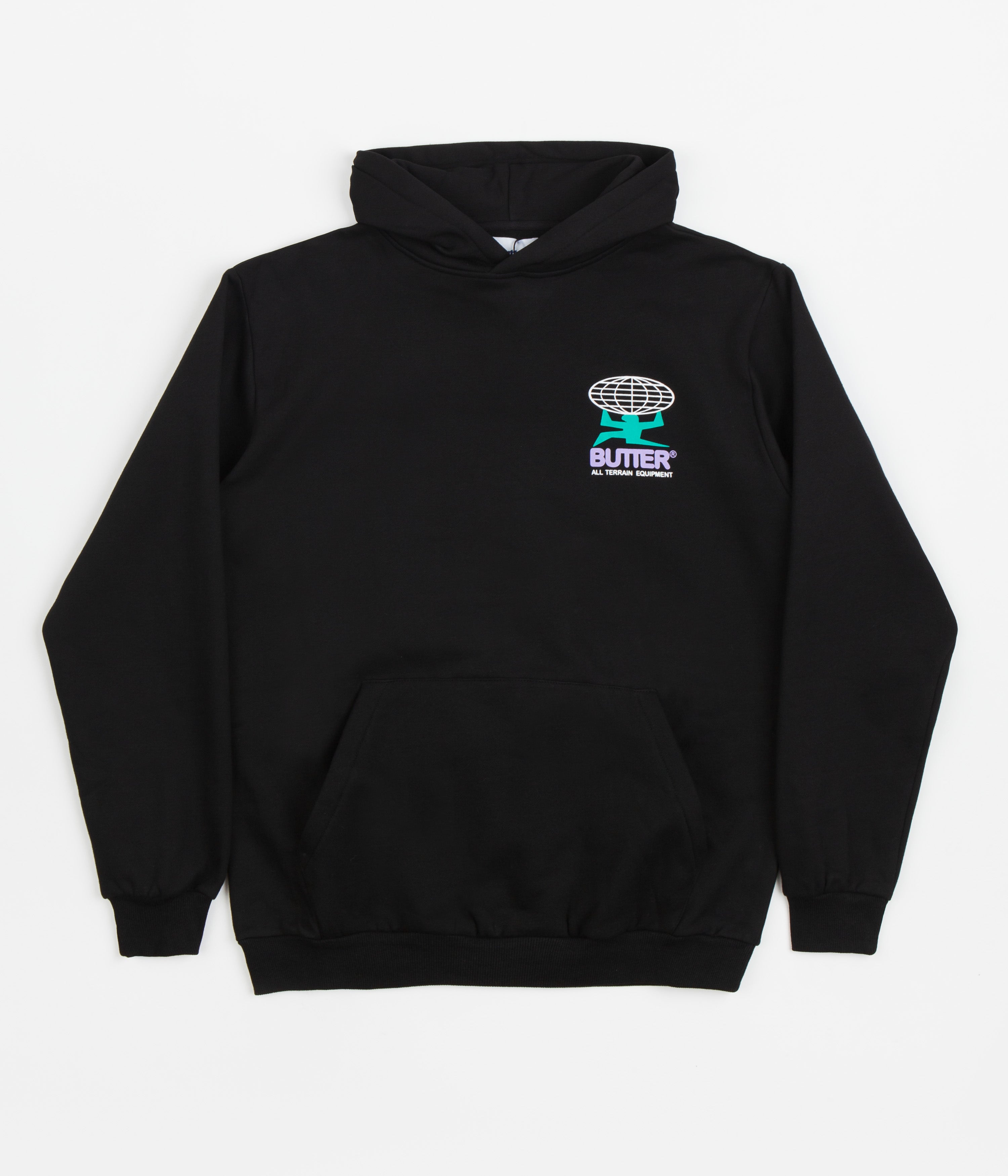 Butter Goods All Terrain Hoodie - Black | Flatspot