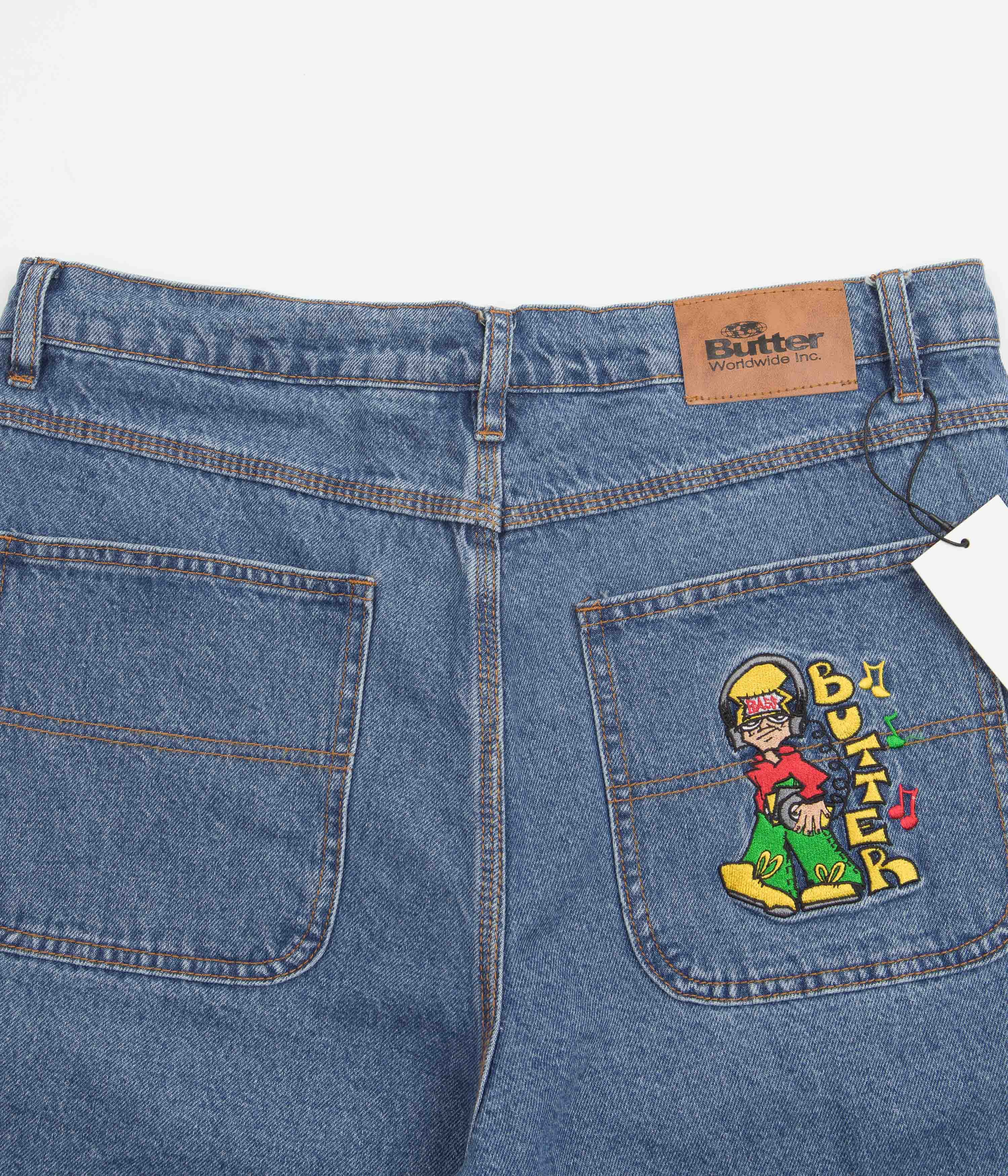 Butter Goods Bass Denim Shorts - Washed Indigo | Flatspot