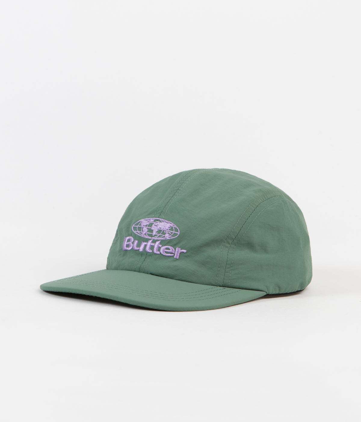 Butter Goods Downwind Embroidered Cap - Forest | Flatspot