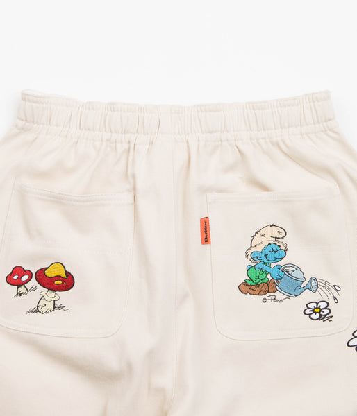 Butter Goods x The Smurfs Forage Wide Leg Pants - Natural | Flatspot