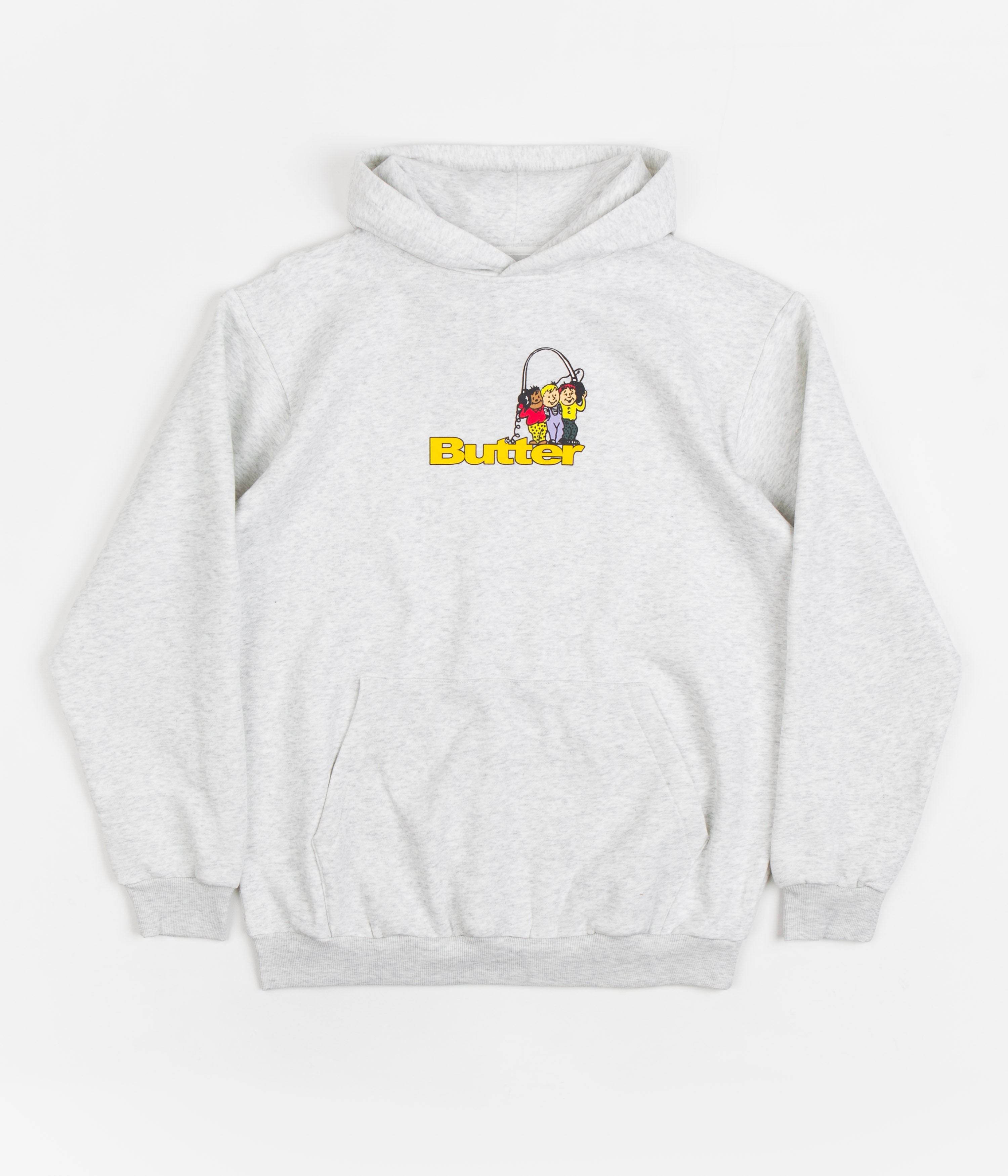 Butter Goods Headphones Logo Hoodie - Ash Grey | Flatspot